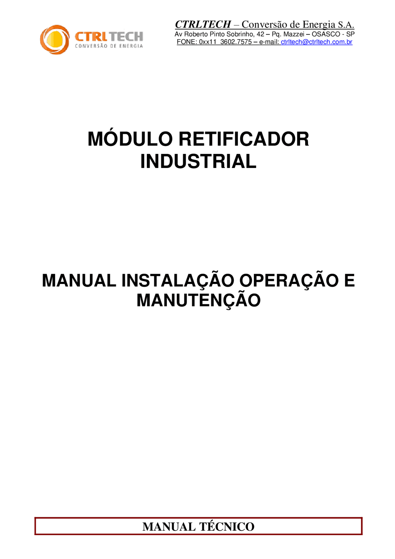 Manuais De Instrumentos Esquemas Automação Docsity