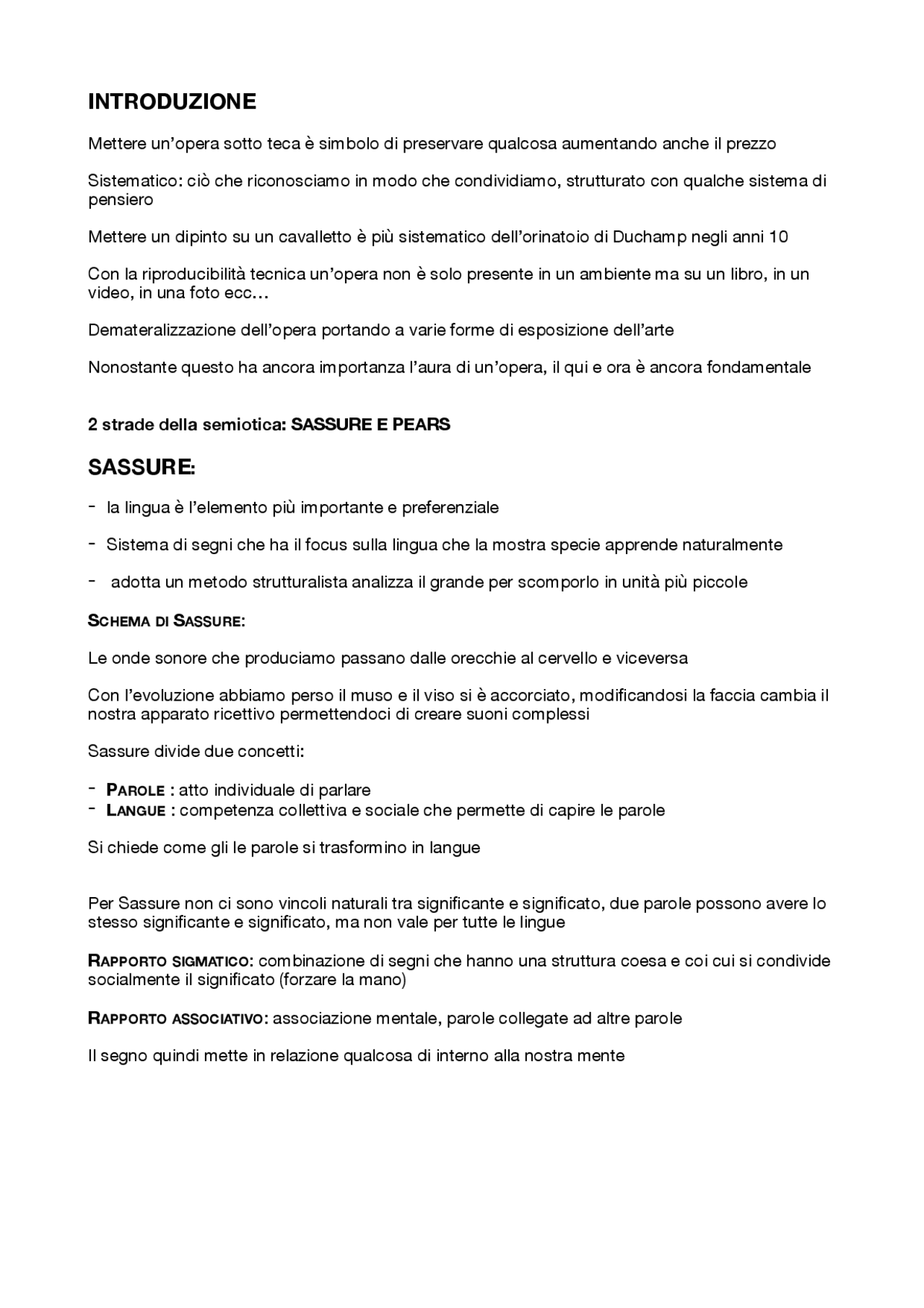 Riassunto Corso Semiotica Schemi E Mappe Concettuali Di Semiotica