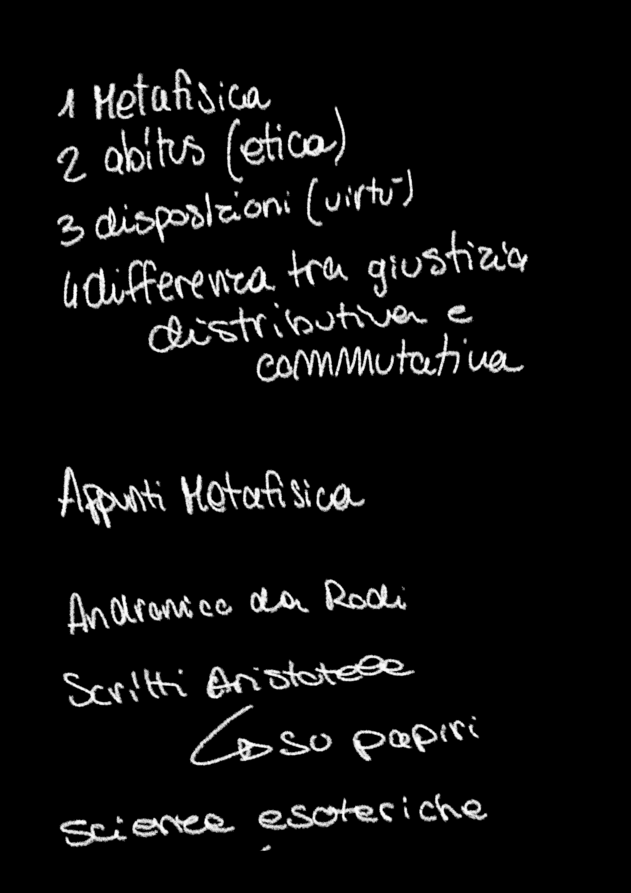 Metafisica Di Aristotele Schemi E Mappe Concettuali Di Filosofia
