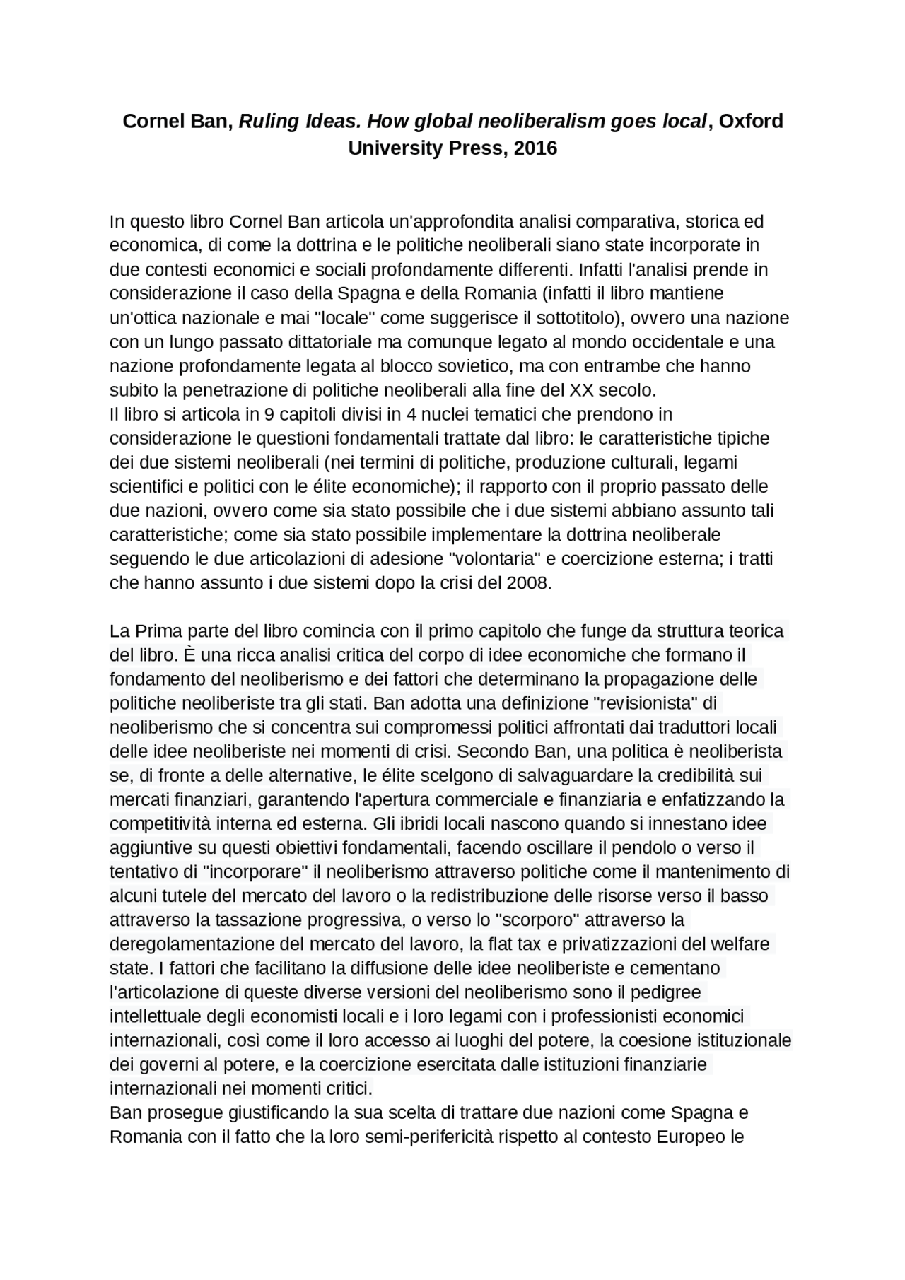 Cornel Ban - Ruling Ideas. How local neoliberalism goes global ...