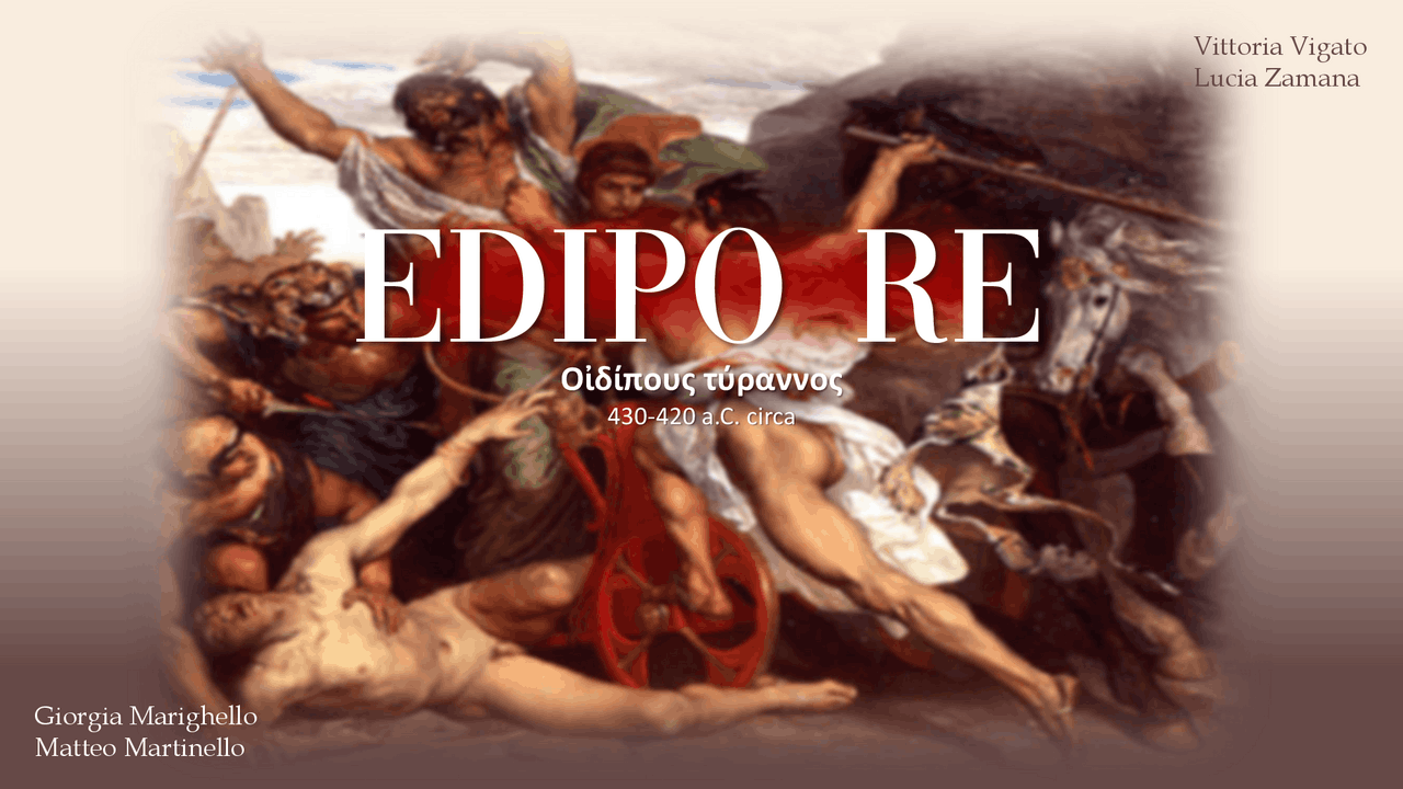 Edipo re, power point riassuntivo sull’ opera. | Slide di Filosofia | Docsity