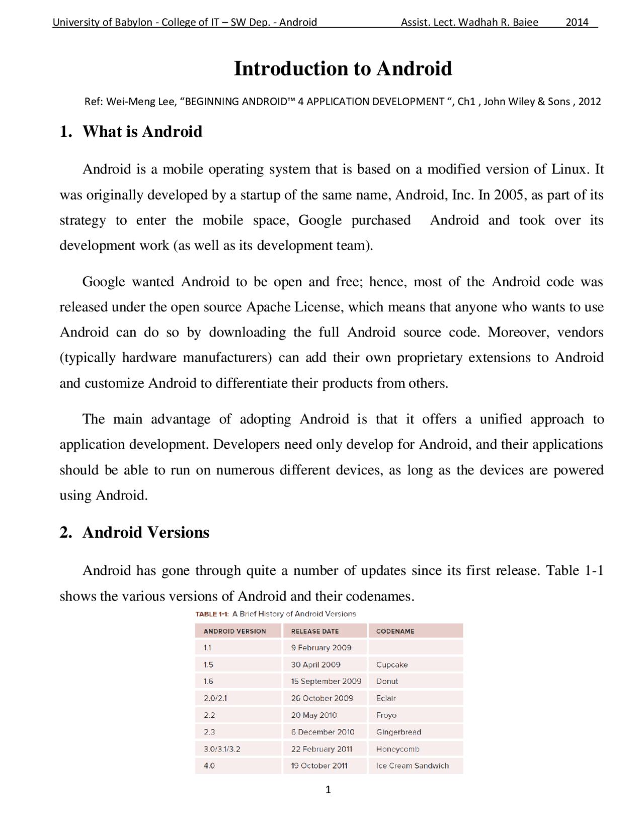 Android Operating System: History, Versions, Features, and Development ...