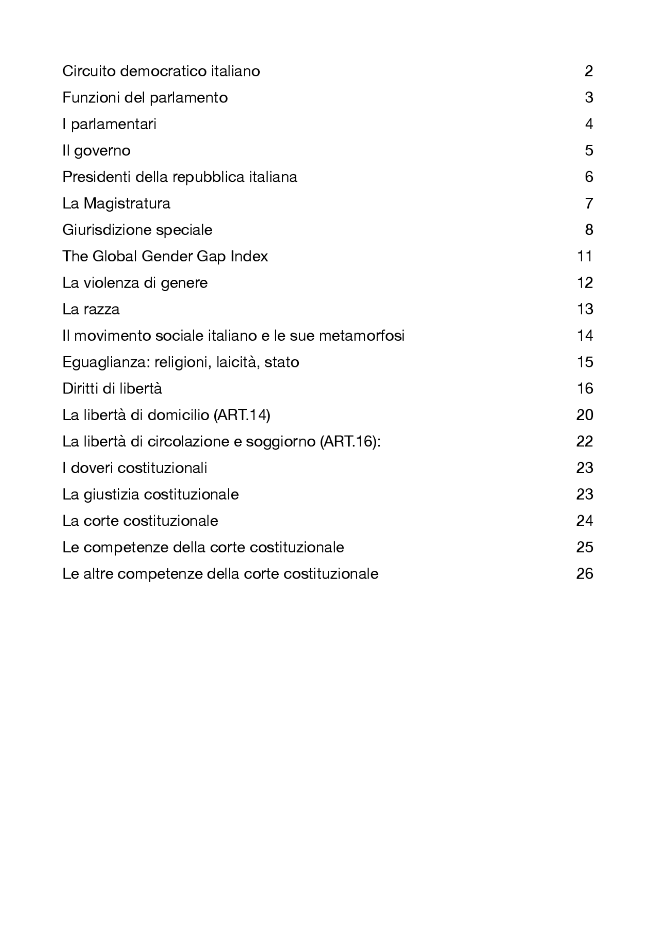 Appunti Di Diritto Pubblico Appunti Di Diritto Pubblico Docsity