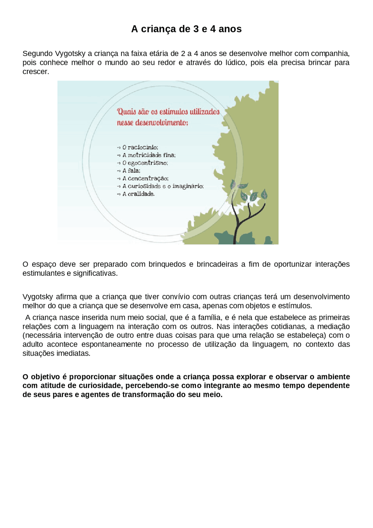 Desenvolvimento De Crianças Resumos Pedagogia Docsity