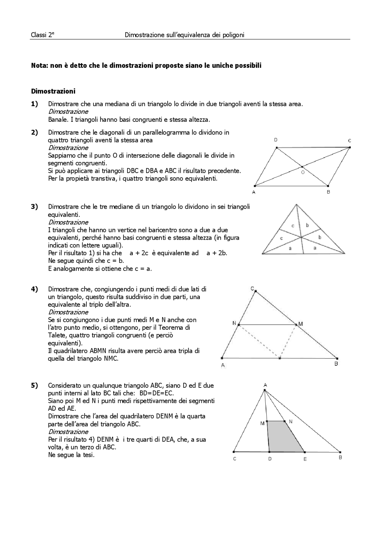 Matematica Geometria Euclidea Schemi E Mappe Concettuali Di