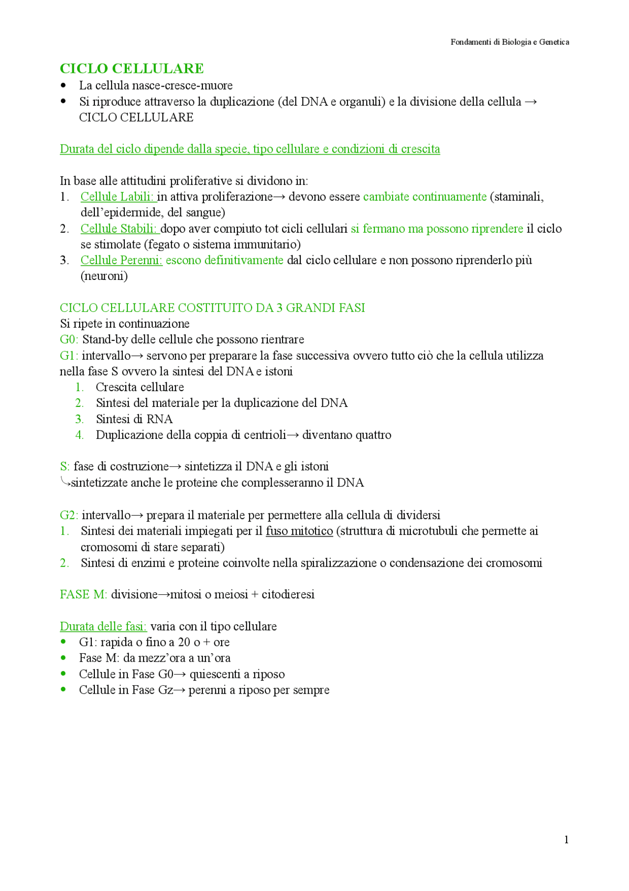 Biologia cellula DNA e RNA | Schemi e mappe concettuali di Biologia ...