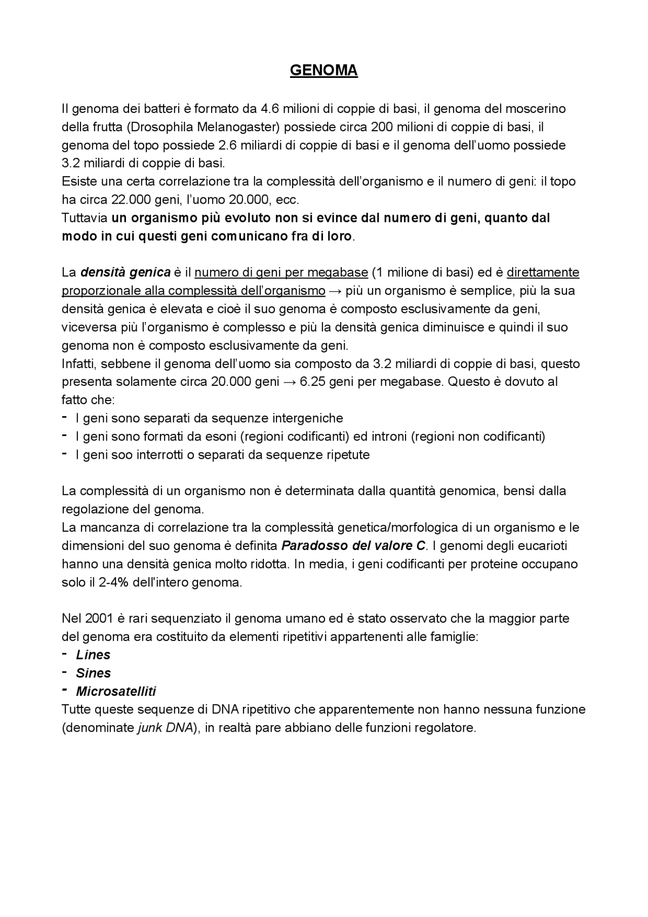 Genoma, DNA e trascrizione del DNA - dal libro Biologia Molecolare del ...