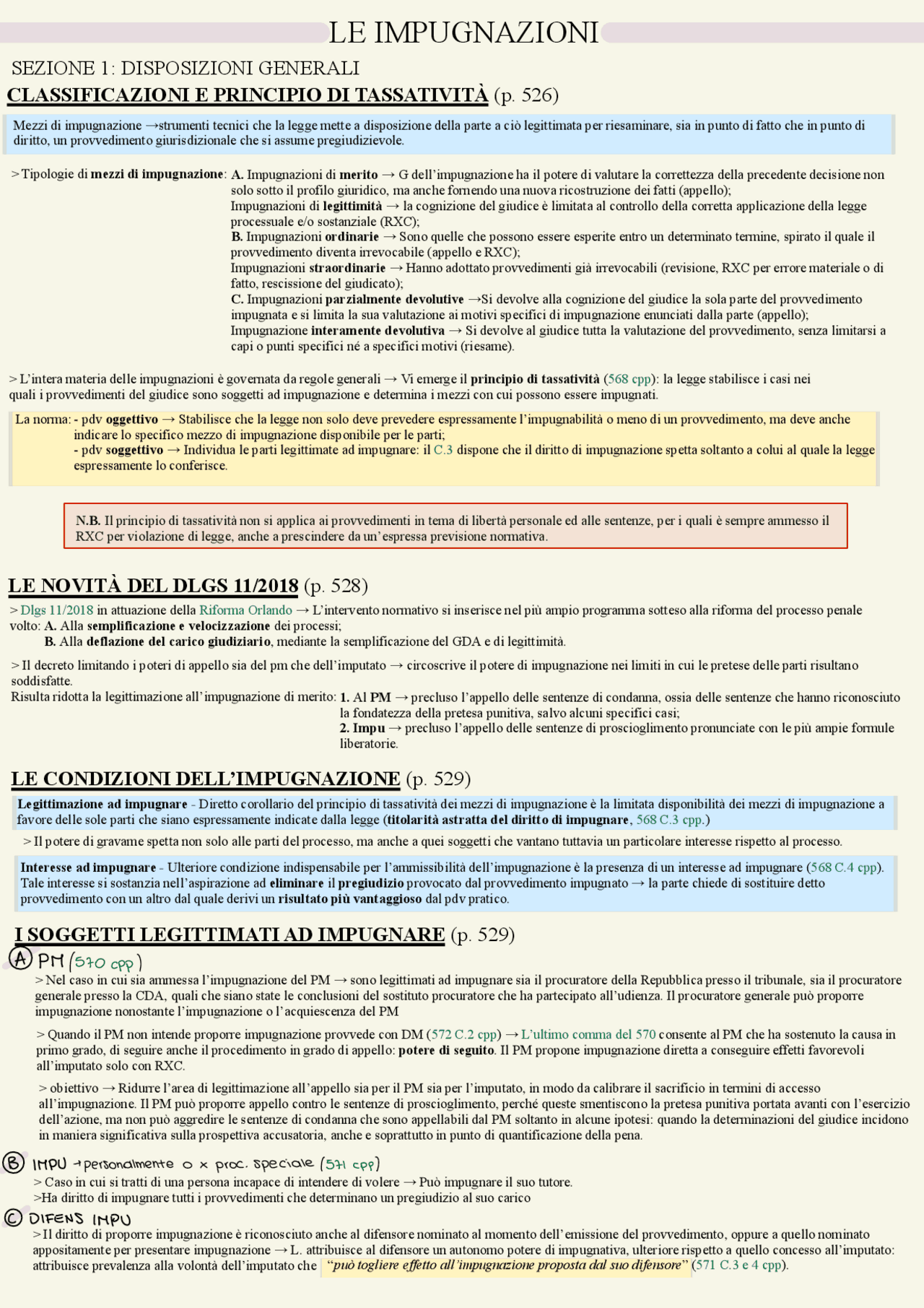 Sintesi Di Procedura Penale Parte 4 Schemi E Mappe Concettuali Di