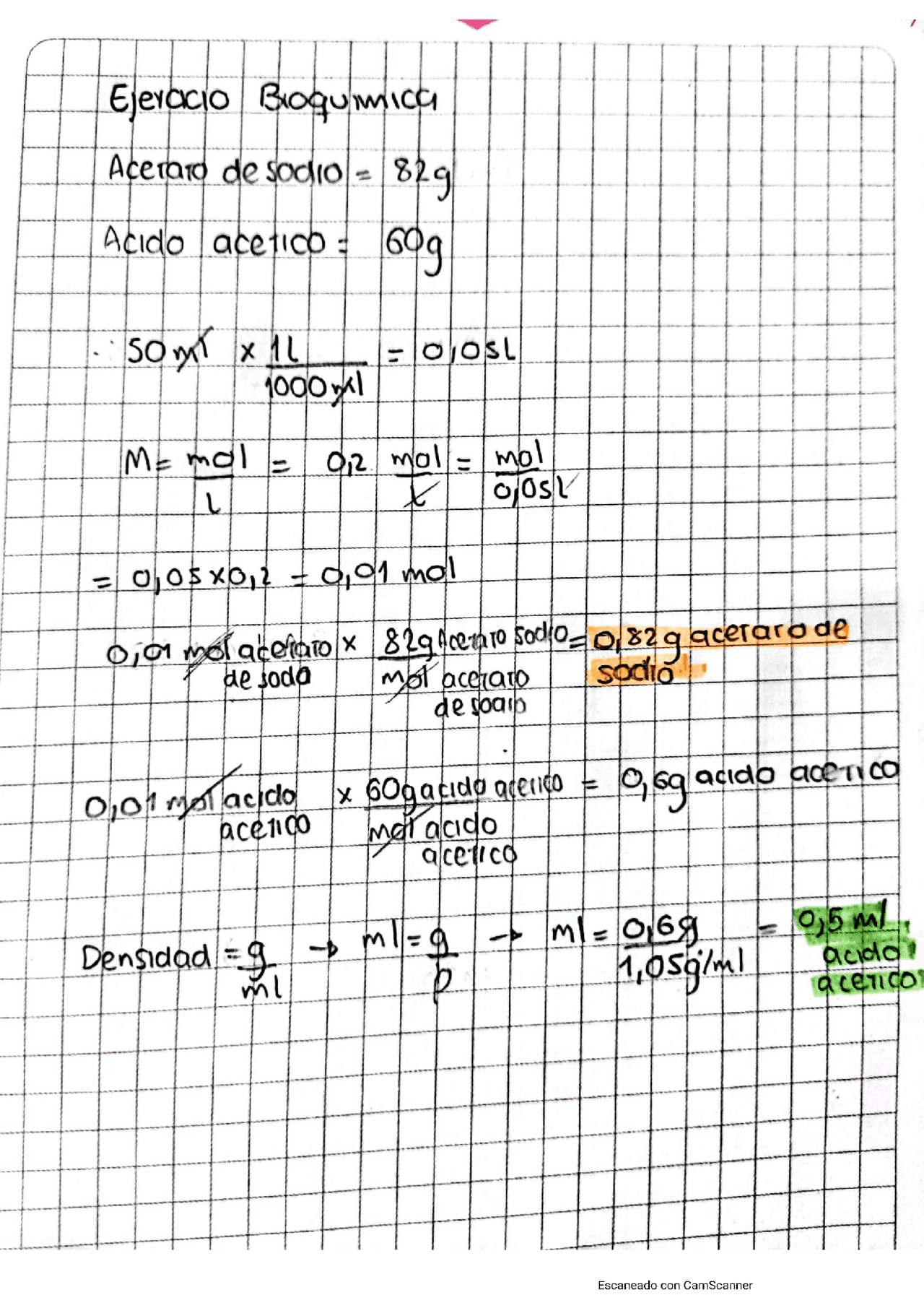 Ejercicios química fórmulas | Ejercicios de Química | Docsity