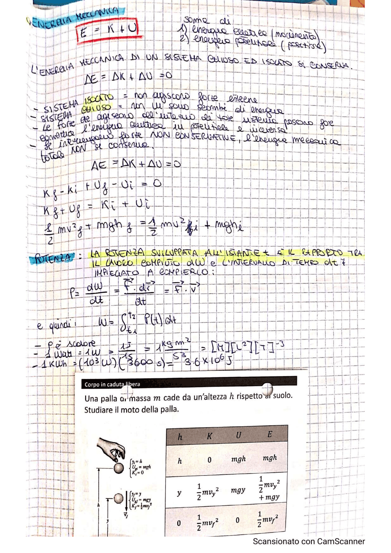 Appunti Esame Di Fisica Ed Elementi Di Informatica Appunti Di Fisica