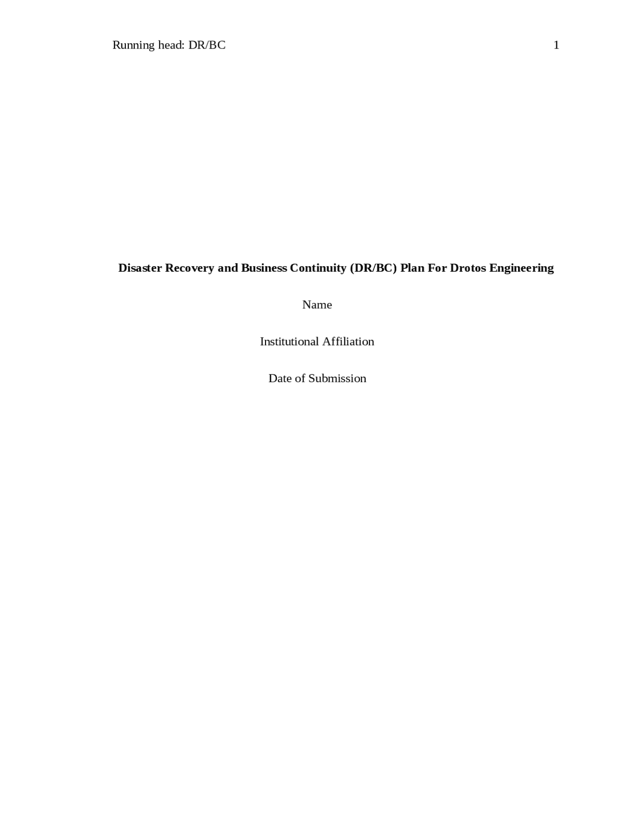 Proceeeding Drotos Engineering Cloud Migration Project Exams