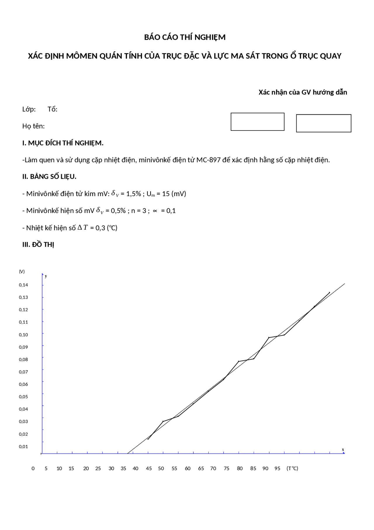 Lab Report 1 With Blah Blah Exercises Physics Docsity