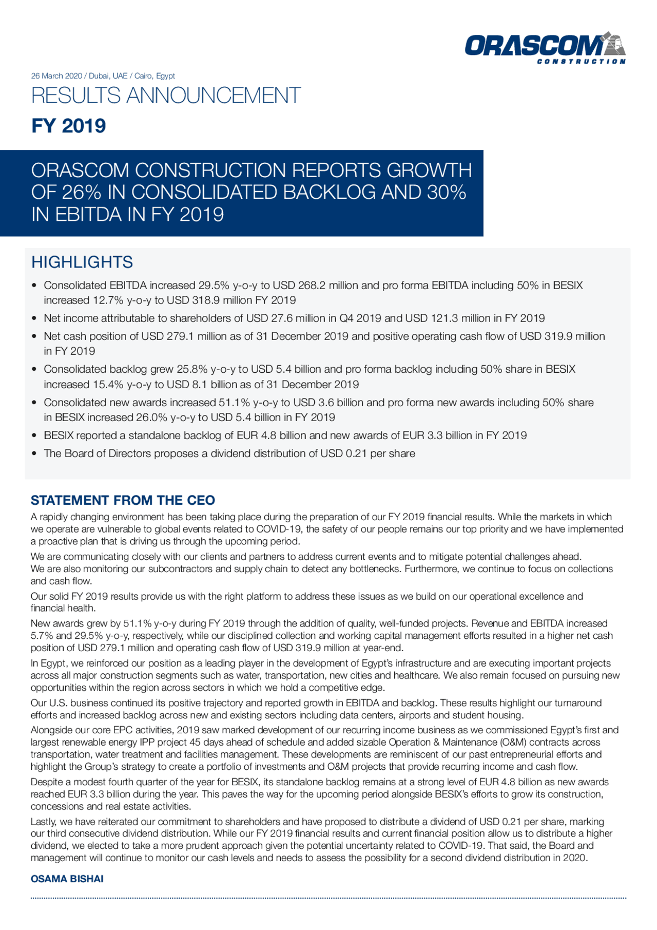 Orascom construction financial statments | Study Guides, Projects ...