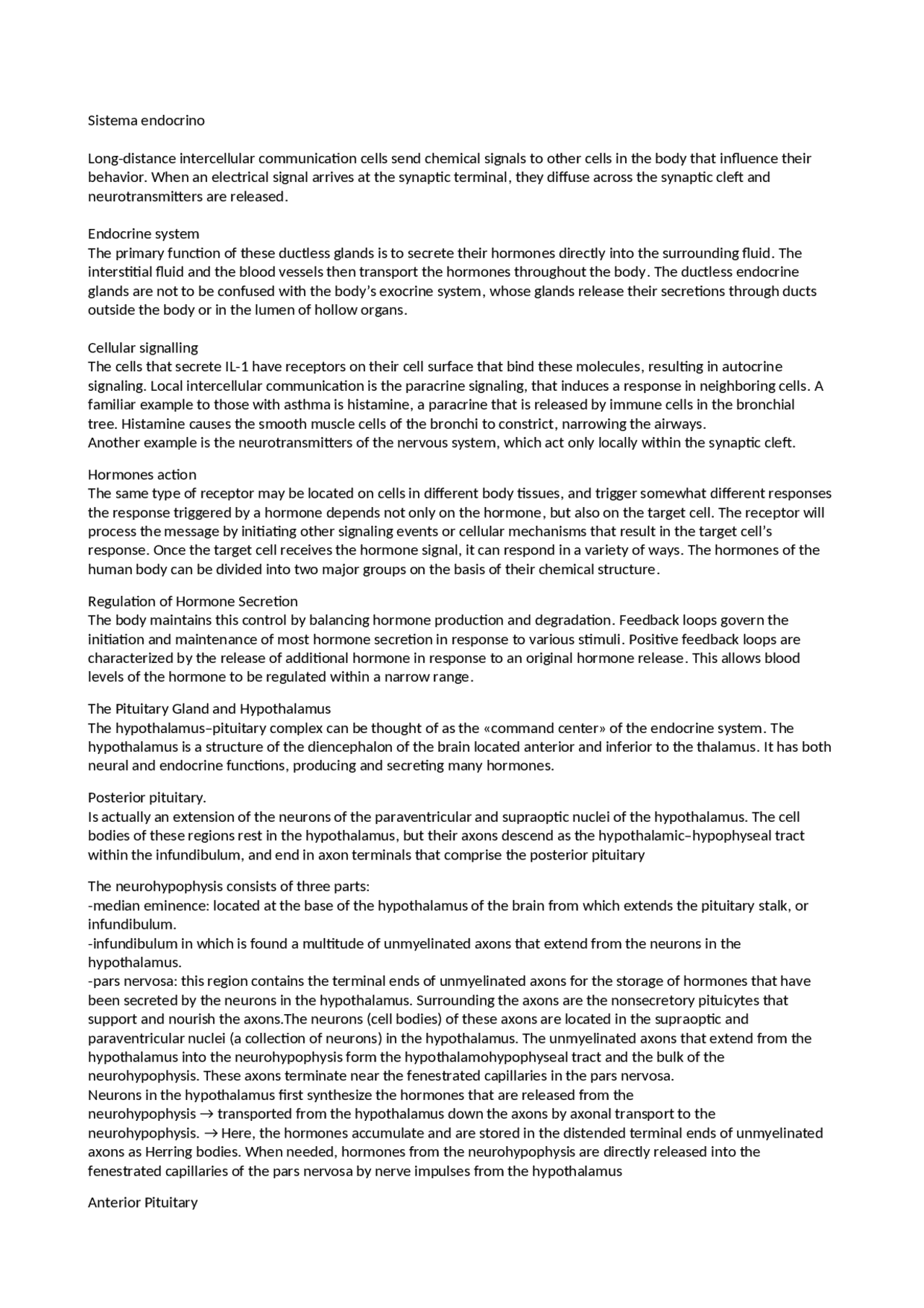Anatomia In Lingua Inglese Sbobinature Di Anatomia Docsity