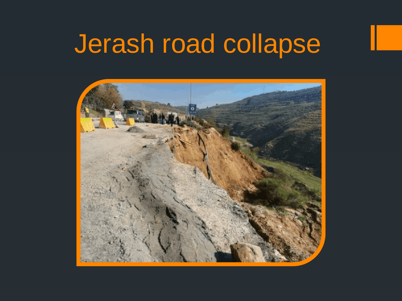 Slope Stability Jerash road collapse | Assignments Engineering | Docsity