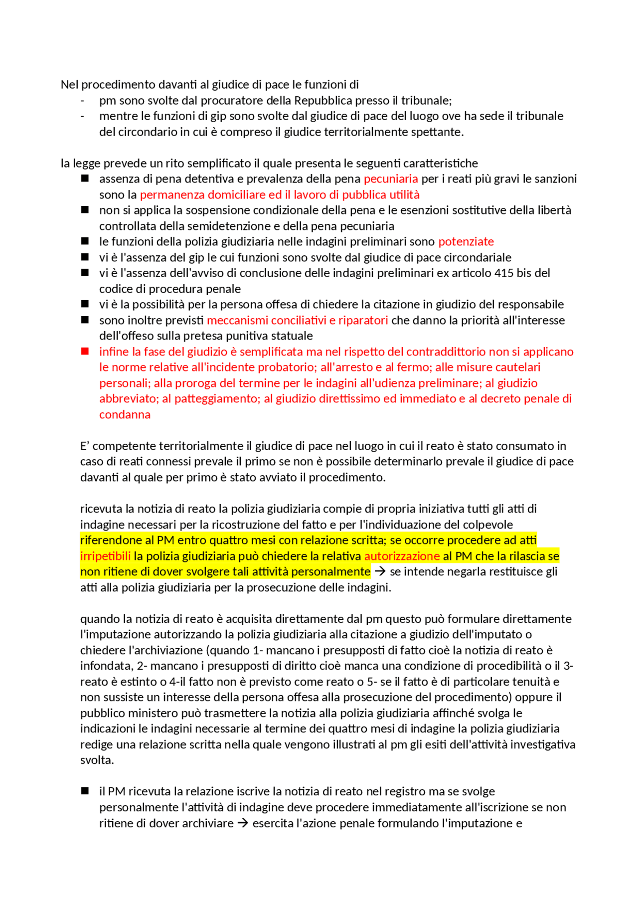 Giudice Di Pace E Giudice Monocratico Appunti Di Diritto Processuale