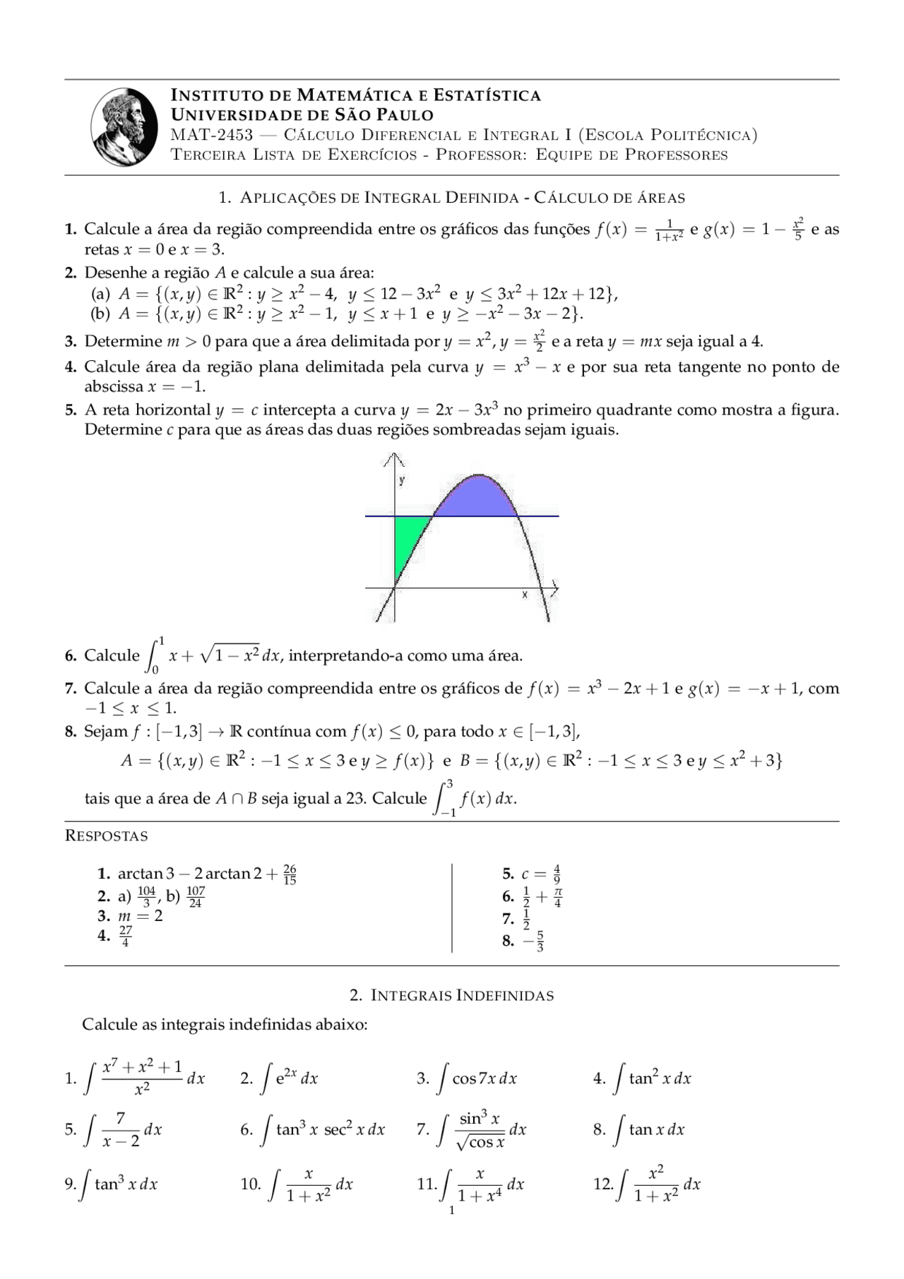 Matematica Exercicios 3 Exercícios Matemática Docsity