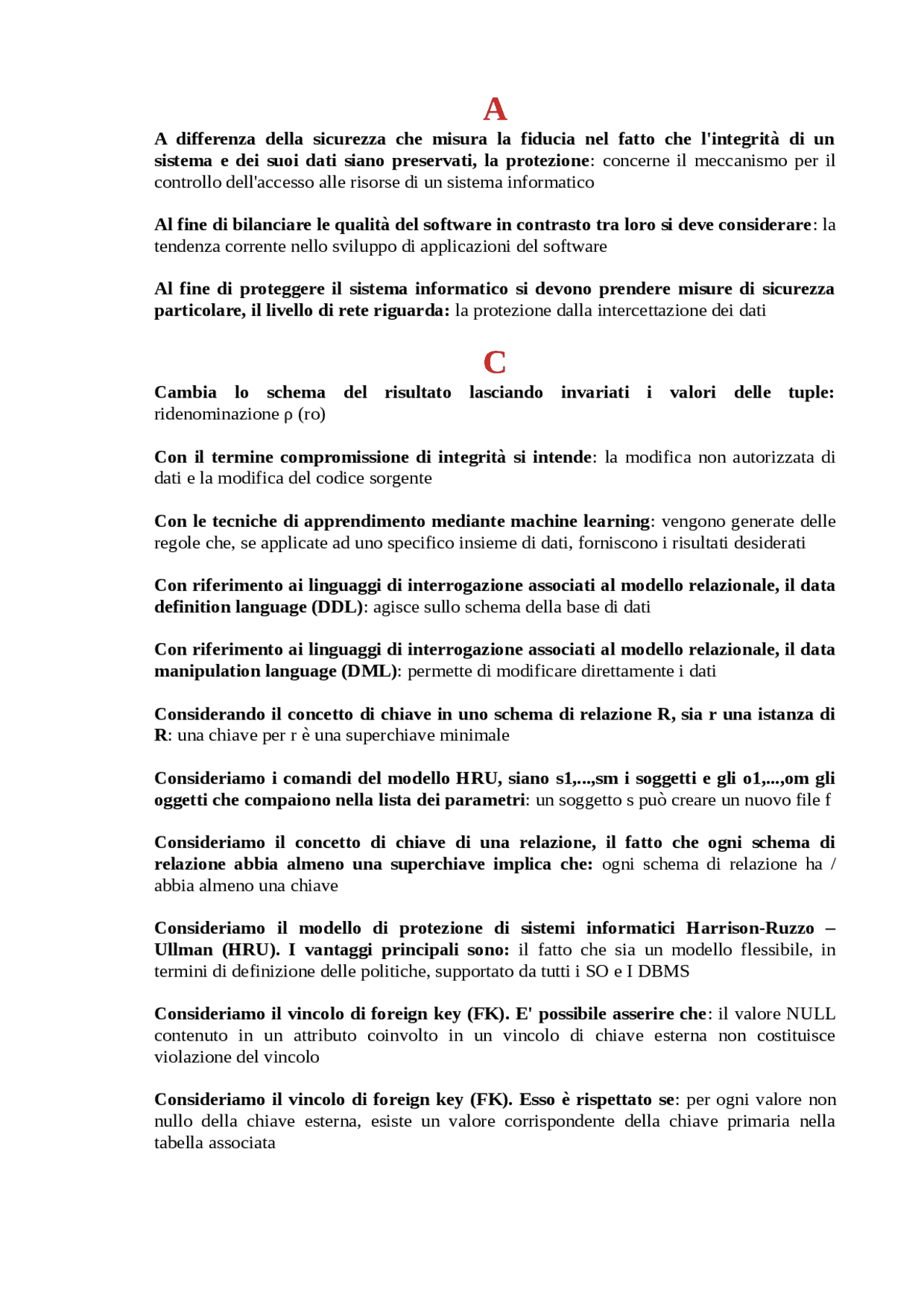 Sistemi Lm39 Linguistica Pegaso Prove Desame Di Sistematica Docsity