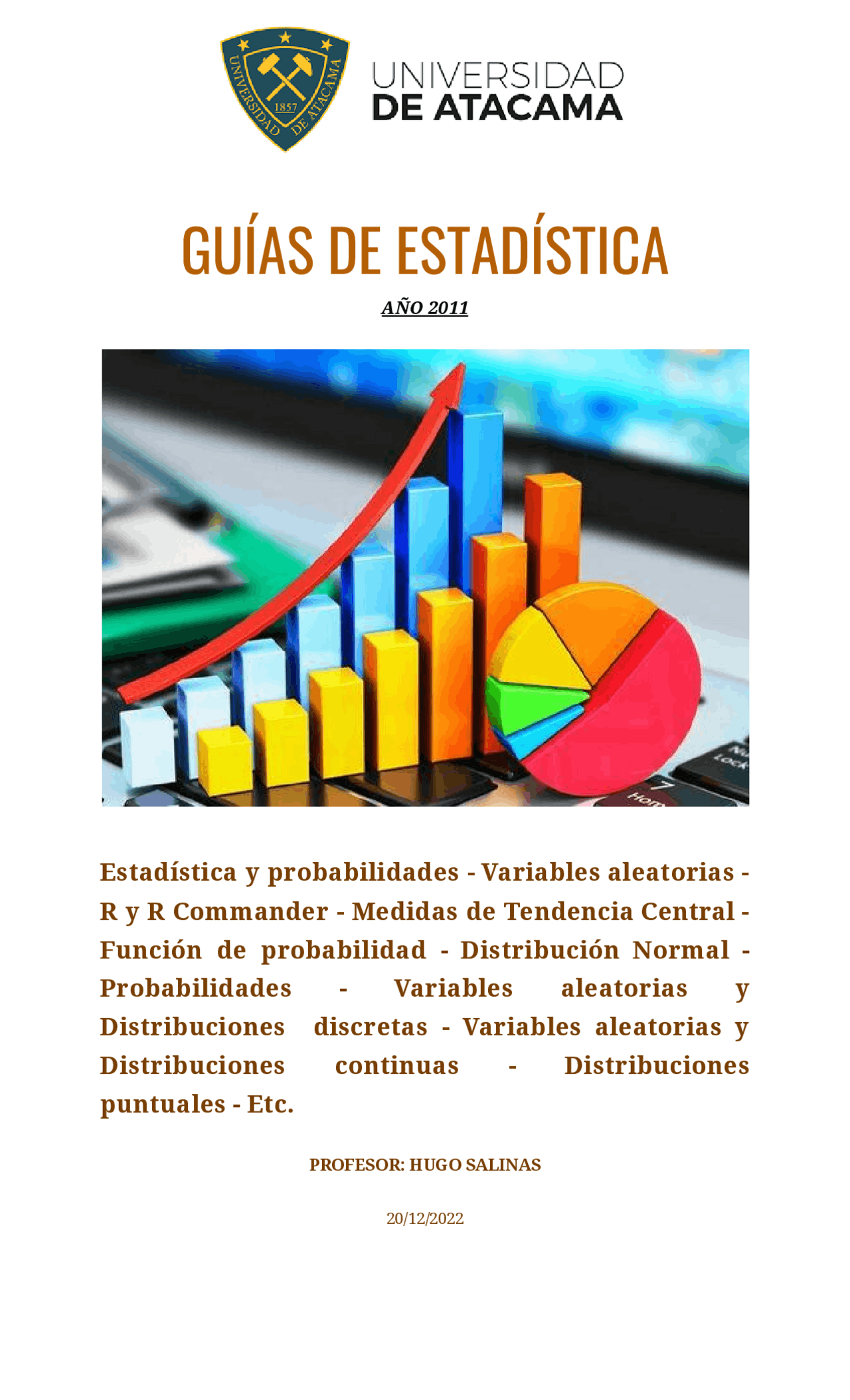 Guias Y Pruebas De Estadistica 1 Y 2 Semestre De 2011 Ejercicios De