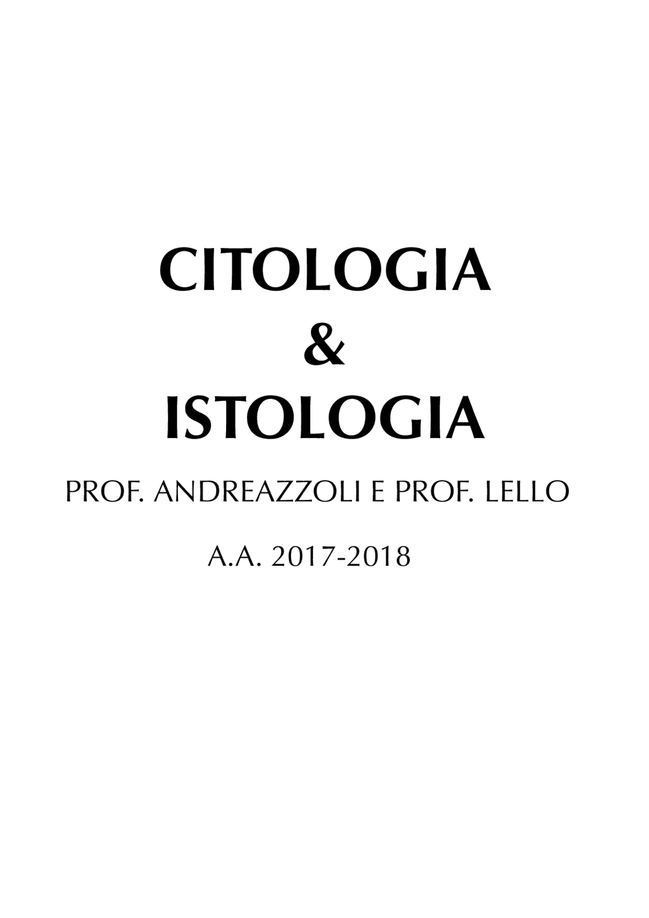 Appunti Universitari Citologia E Istologia Appunti Di Citologia Docsity