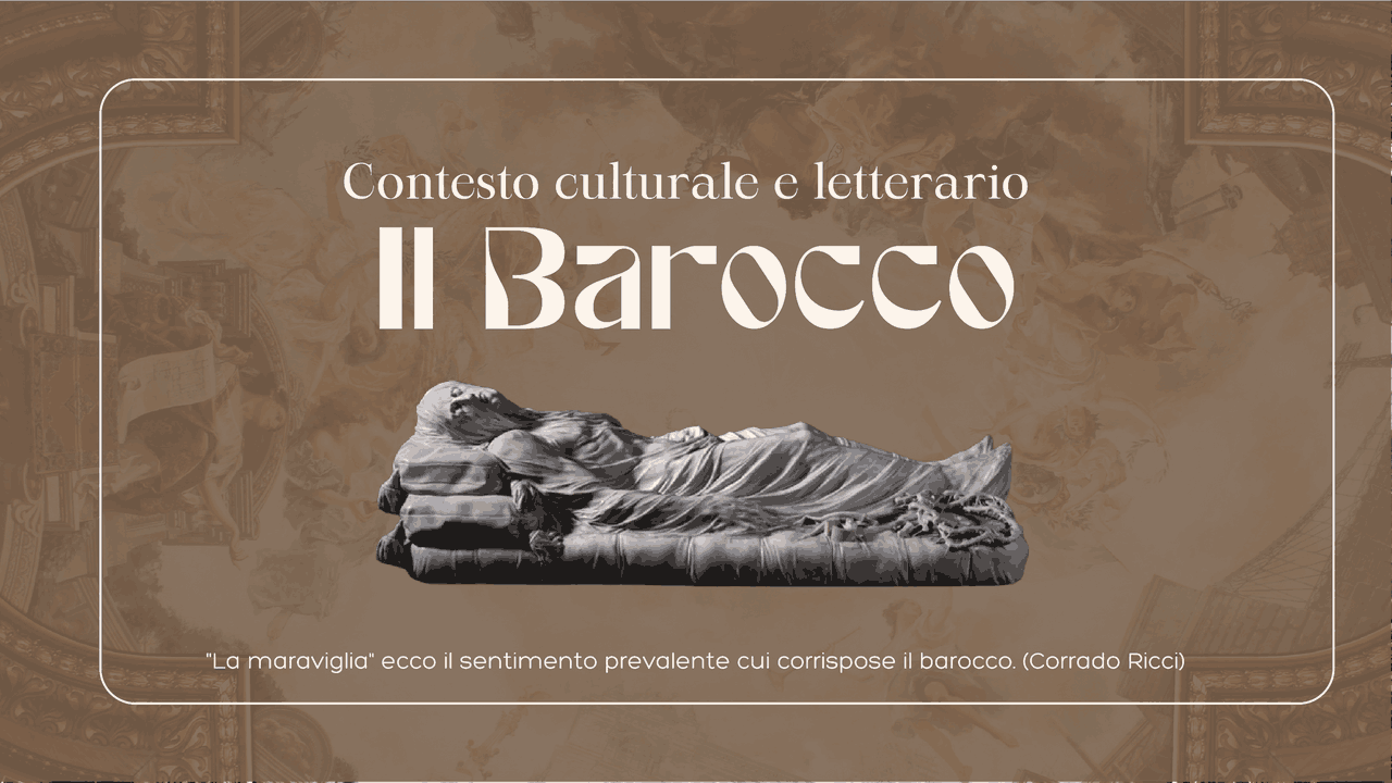 IL BAROCCO - Contesto culturale e letterario | Slide di Italiano | Docsity