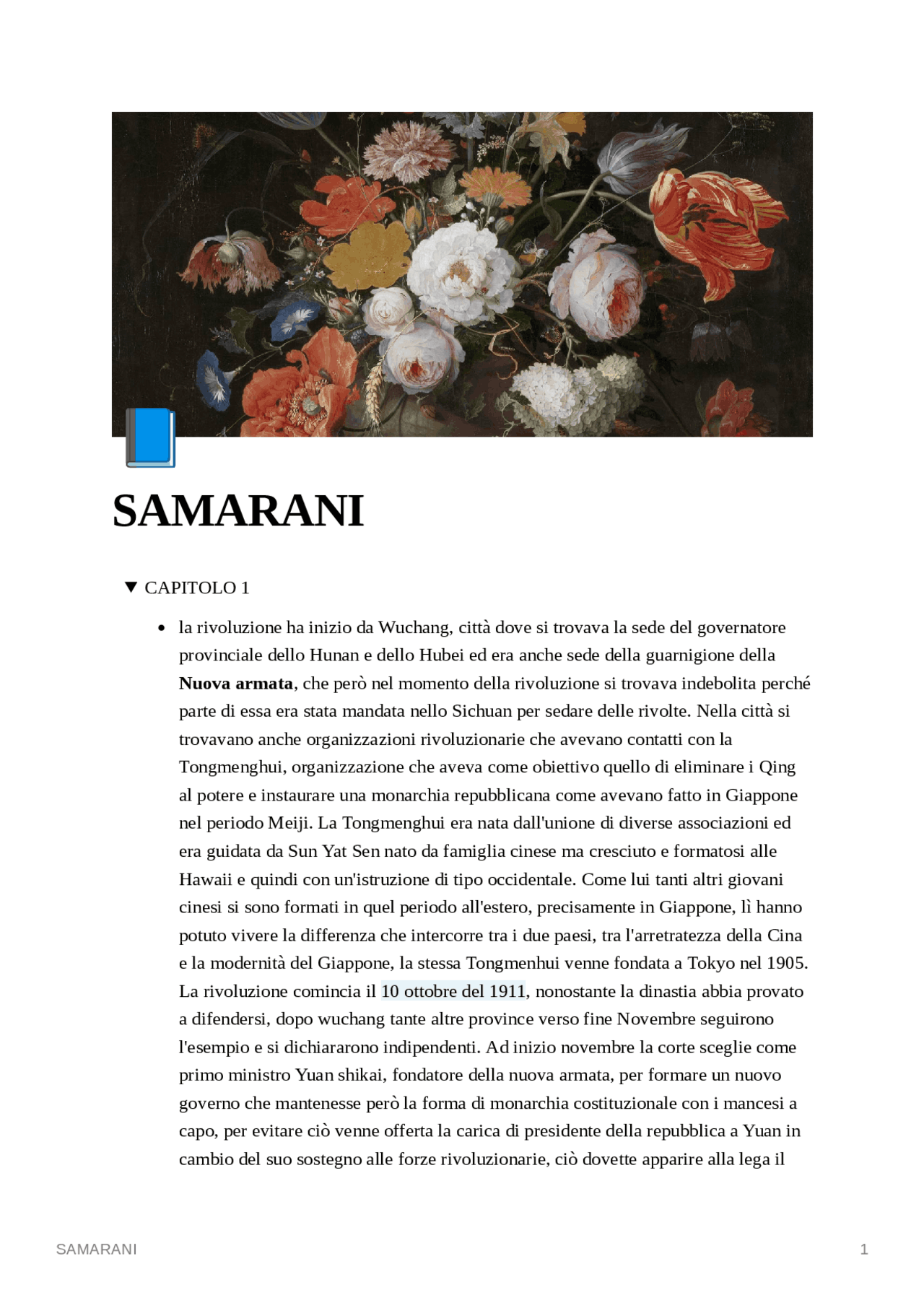 Riassunto del libro di Guido Samarani | Appunti di Storia Cinese | Docsity