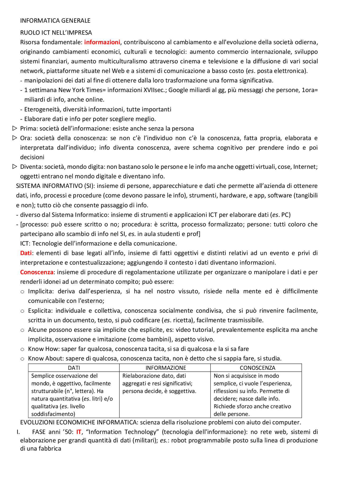Dispensa Informatica Generale Dispense Di Fondamenti Di Informatica