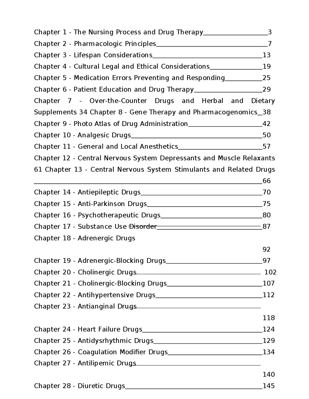 Chapter 01: The Nursing Process and Drug Therapy Lilley: Pharmacology ...