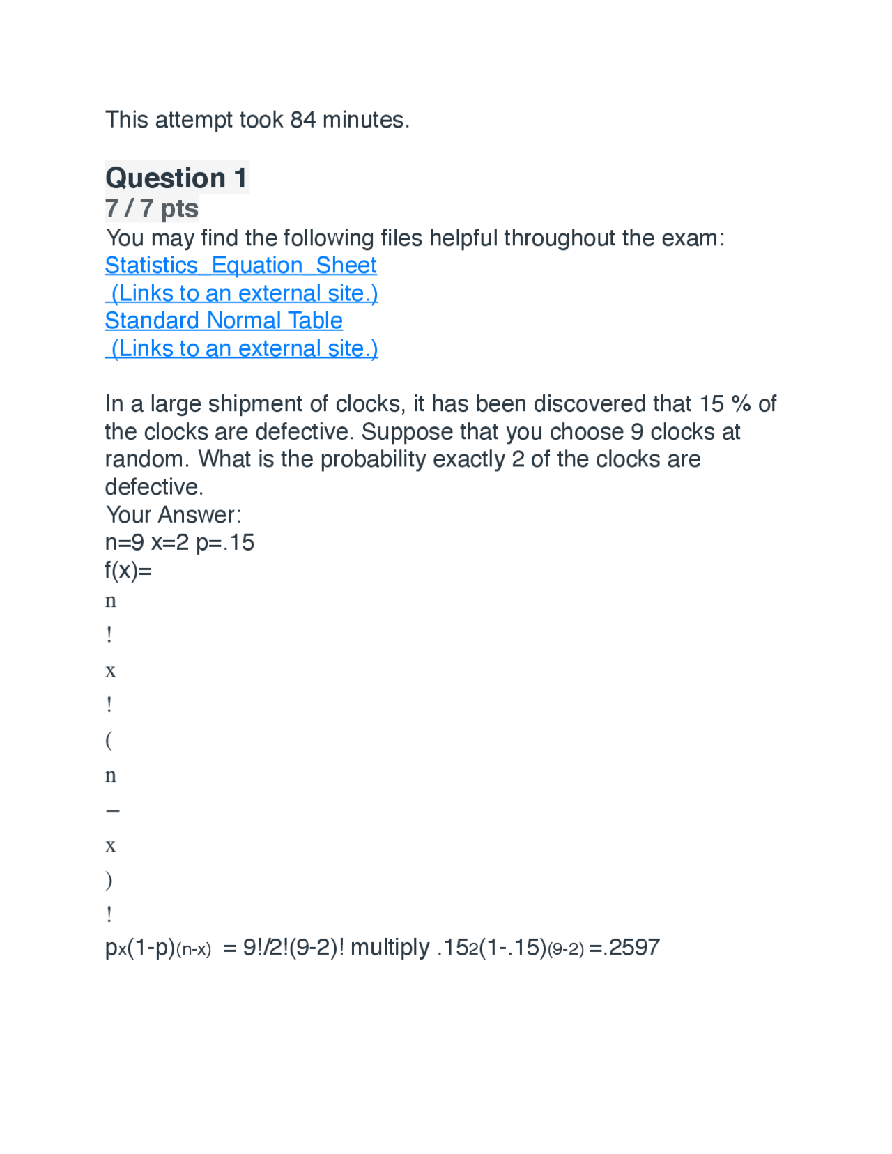 Math 110 Module 4 Exam Questions And Answers Portage Learning Exams Nursing Docsity