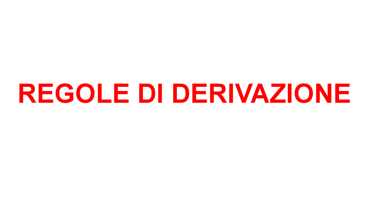 Derivata Di Una Funzione Schemi E Mappe Concettuali Di Matematica