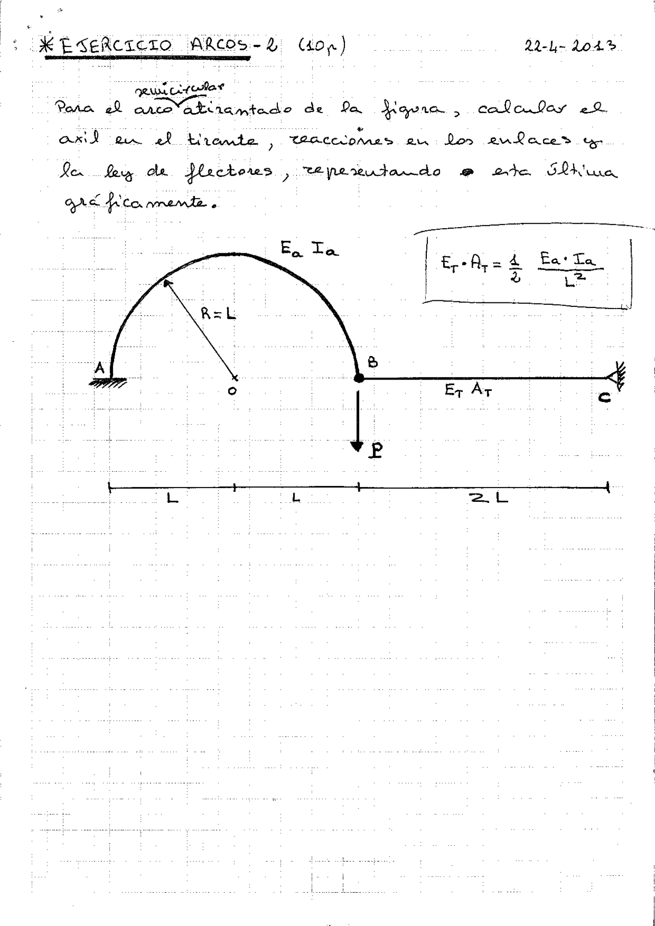 Ejercicio Analisis De Estructuras Arcos Exercises Of Structures And