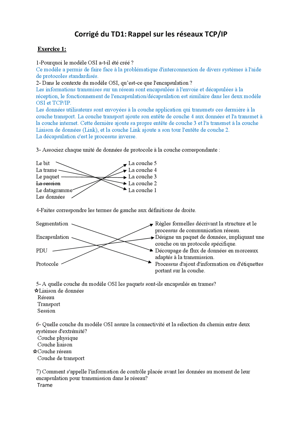 Td1réseauinformatique2022 Lecture Notes Computer Systems