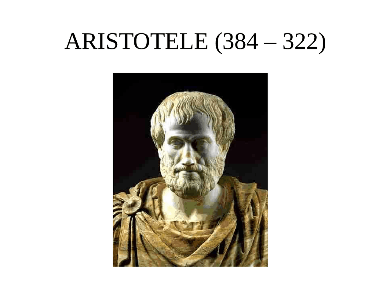 Aristotele Powerpoint Schemi E Mappe Concettuali Di Storia Delle