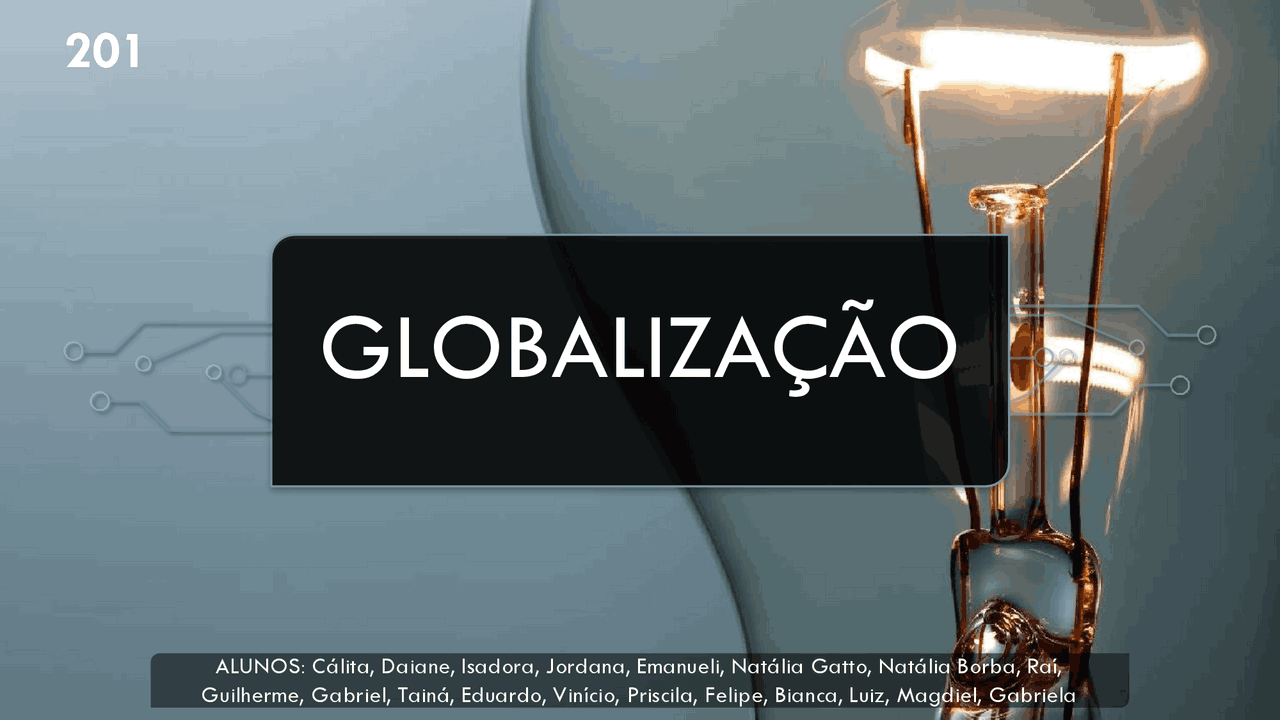 Globalização Apresentação Completa Slides Geografia Docsity