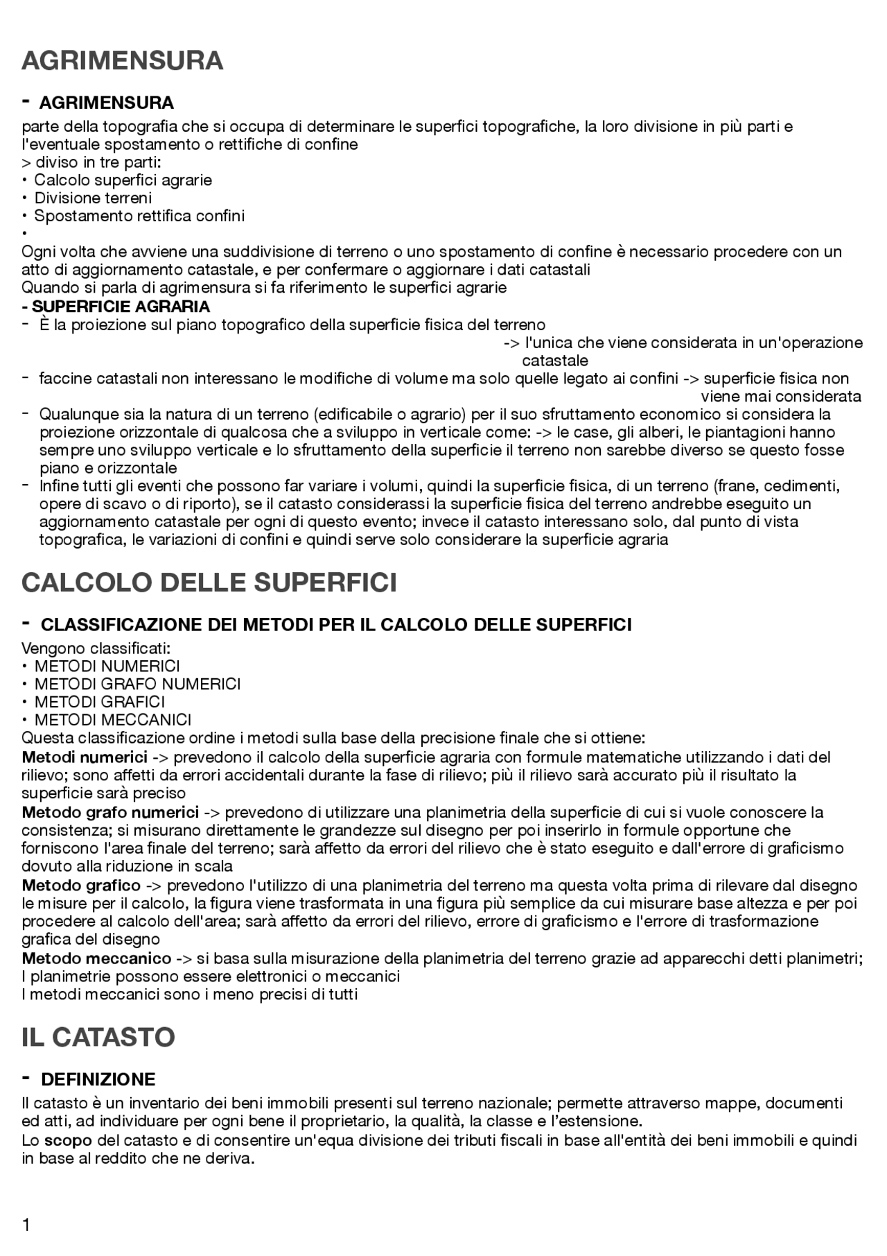 Appunti Di Topografia Appunti Di Topografia Docsity