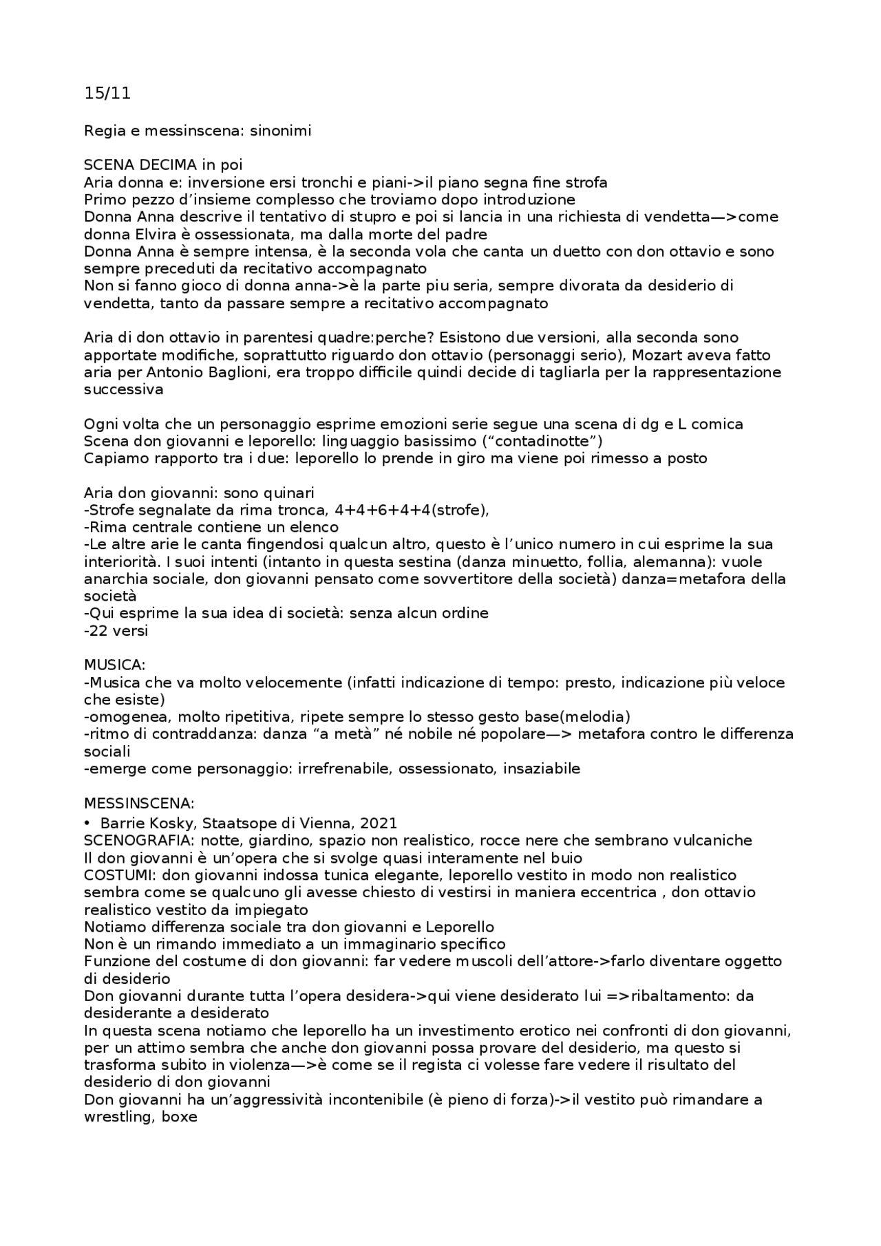 Appunti senici storia della musica | Appunti di Musica | Docsity