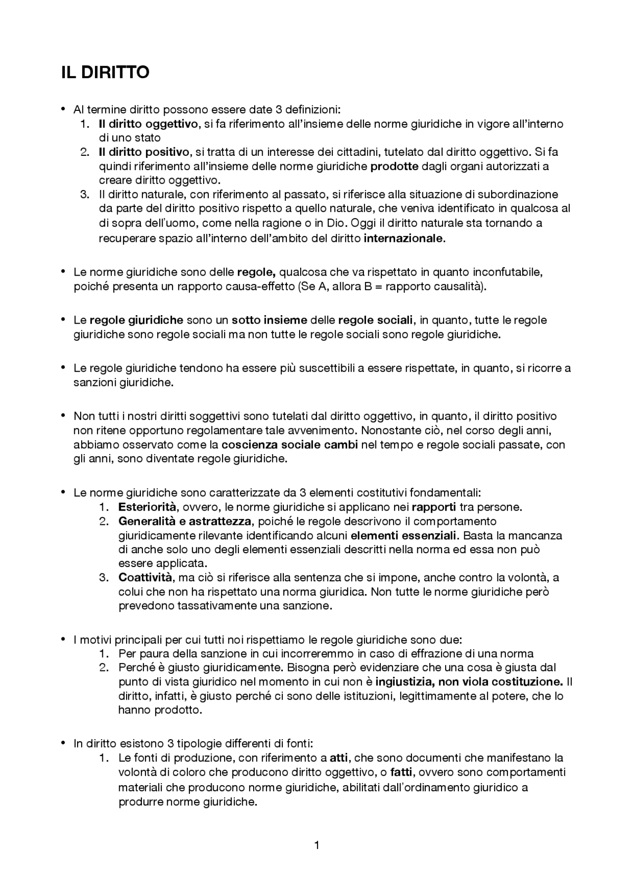 Diritto privato completo | Appunti di Diritto Pubblico | Docsity