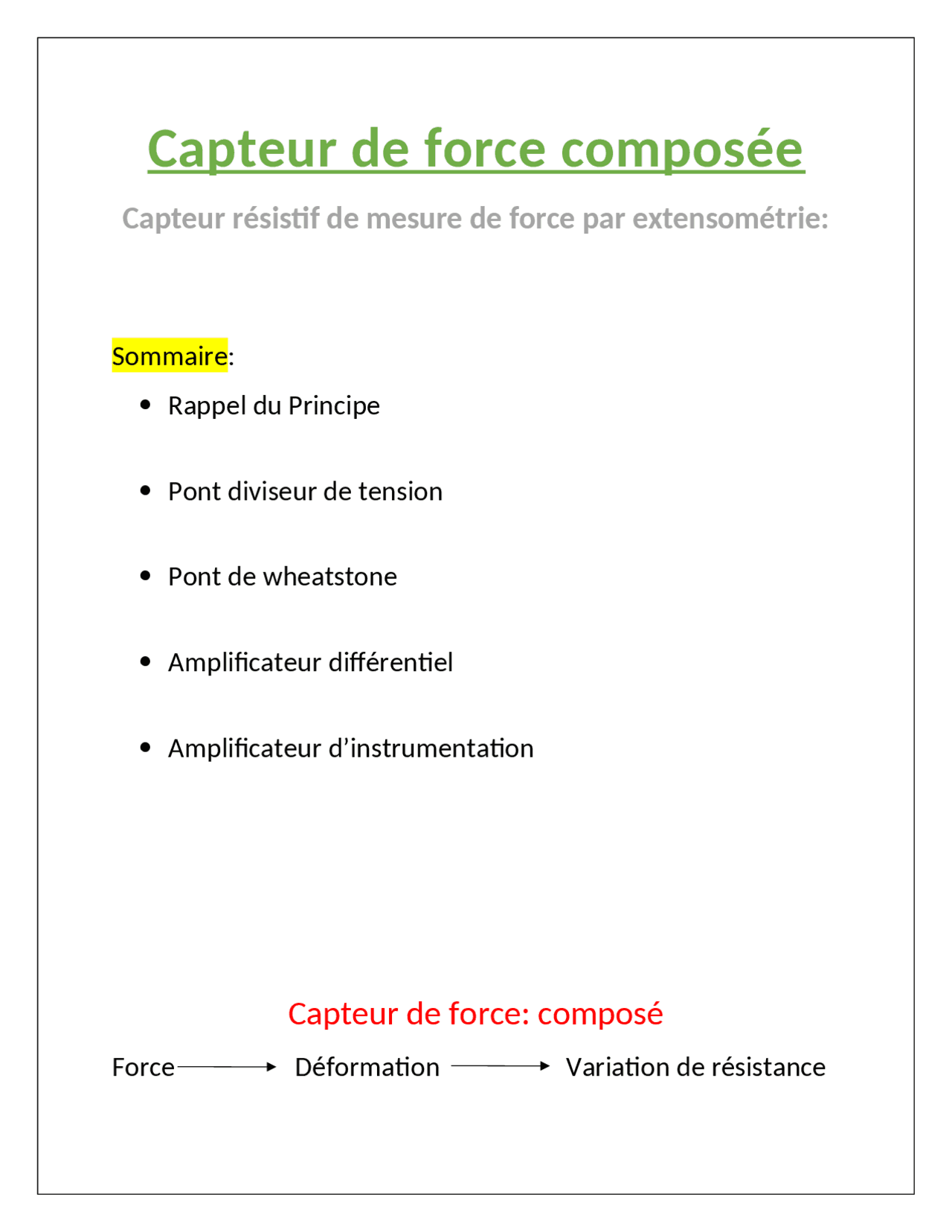 Sensors That Describe All The Electronic Field Summaries Electronics