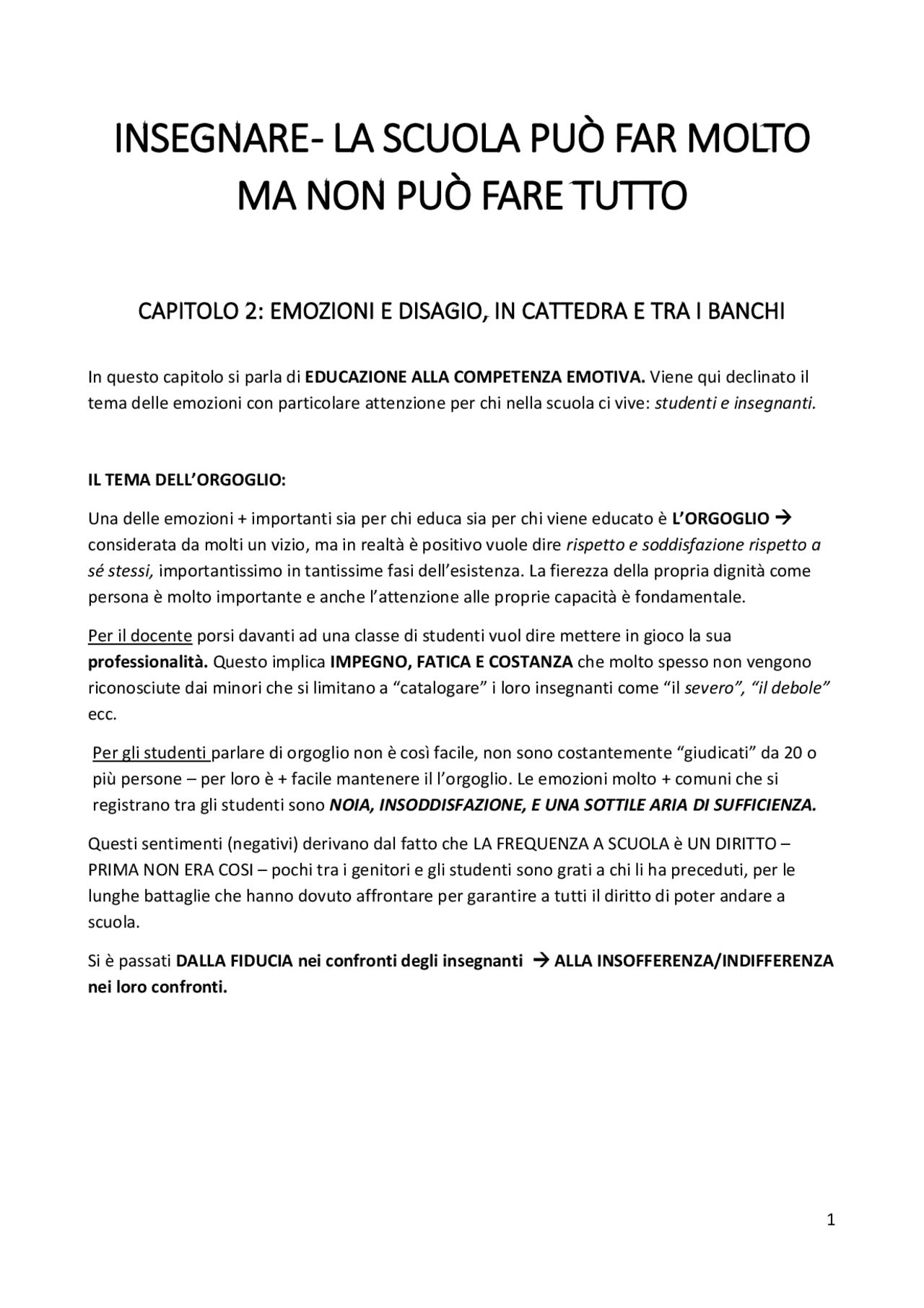 Pedagogia Del Ciclo Di Vita Appunti Di Pedagogia Docsity