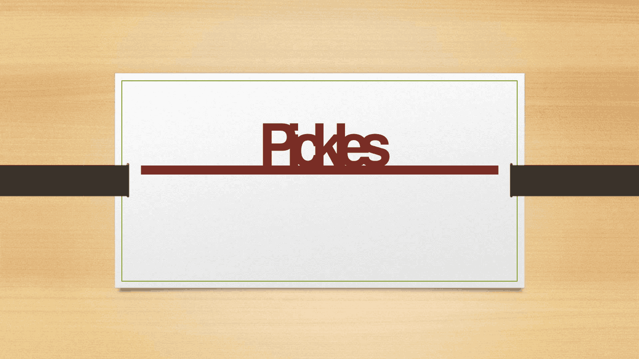 Fermented food - pickle | Study notes Food Microbiology | Docsity