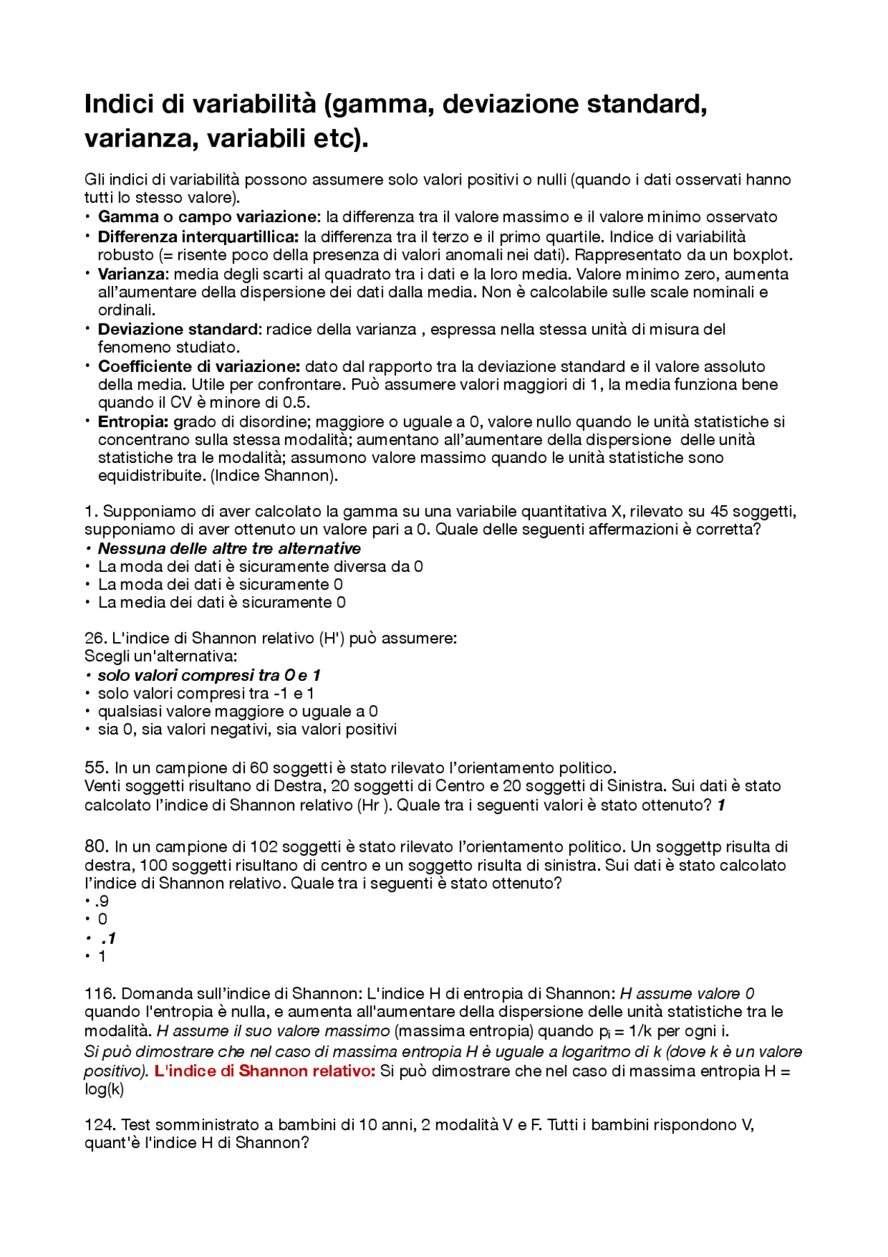 Domande Desame Con Le Risposte Di Testing Psicologico Gianmarco Altoè