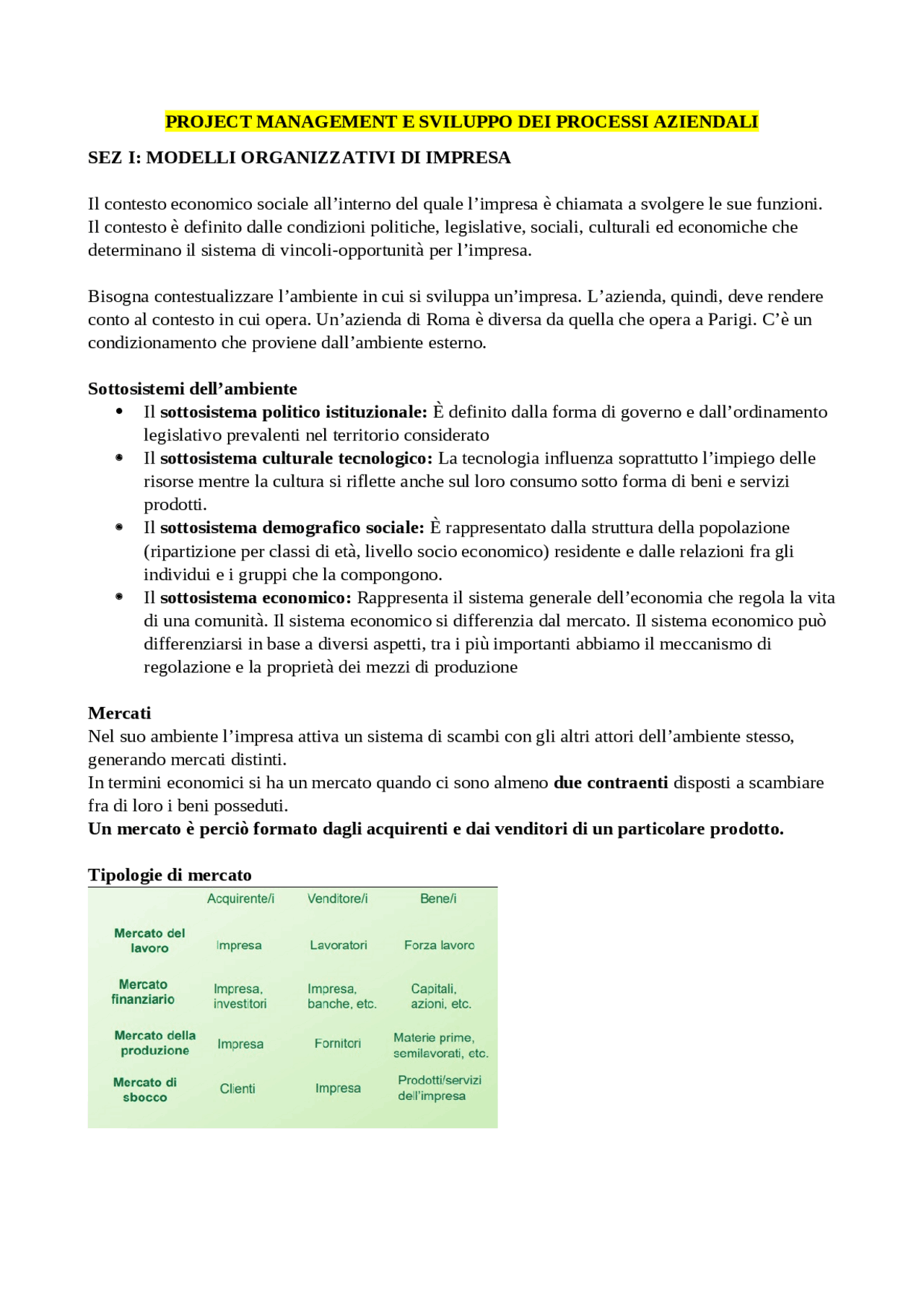 Appunti Di Project Management Appunti Di Project Management Docsity