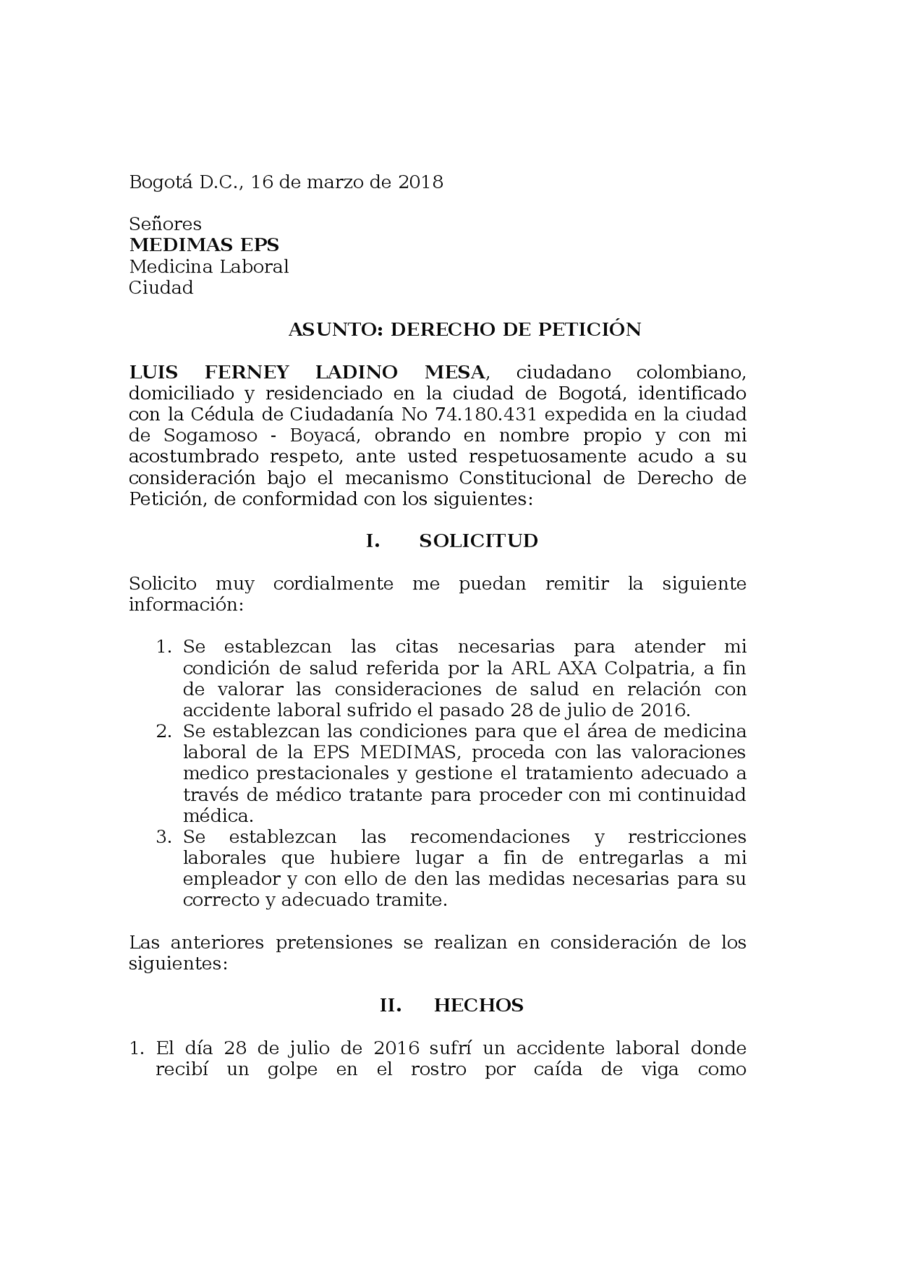 Ejercicios dec clase y procesos litigiosos | Ejercicios de Derecho | Docsity