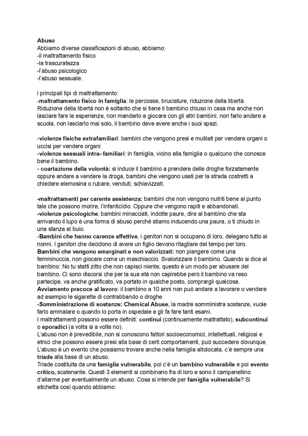 Abusiil Maltrattamento Fisico La Trascuratezza Labuso Psicologico