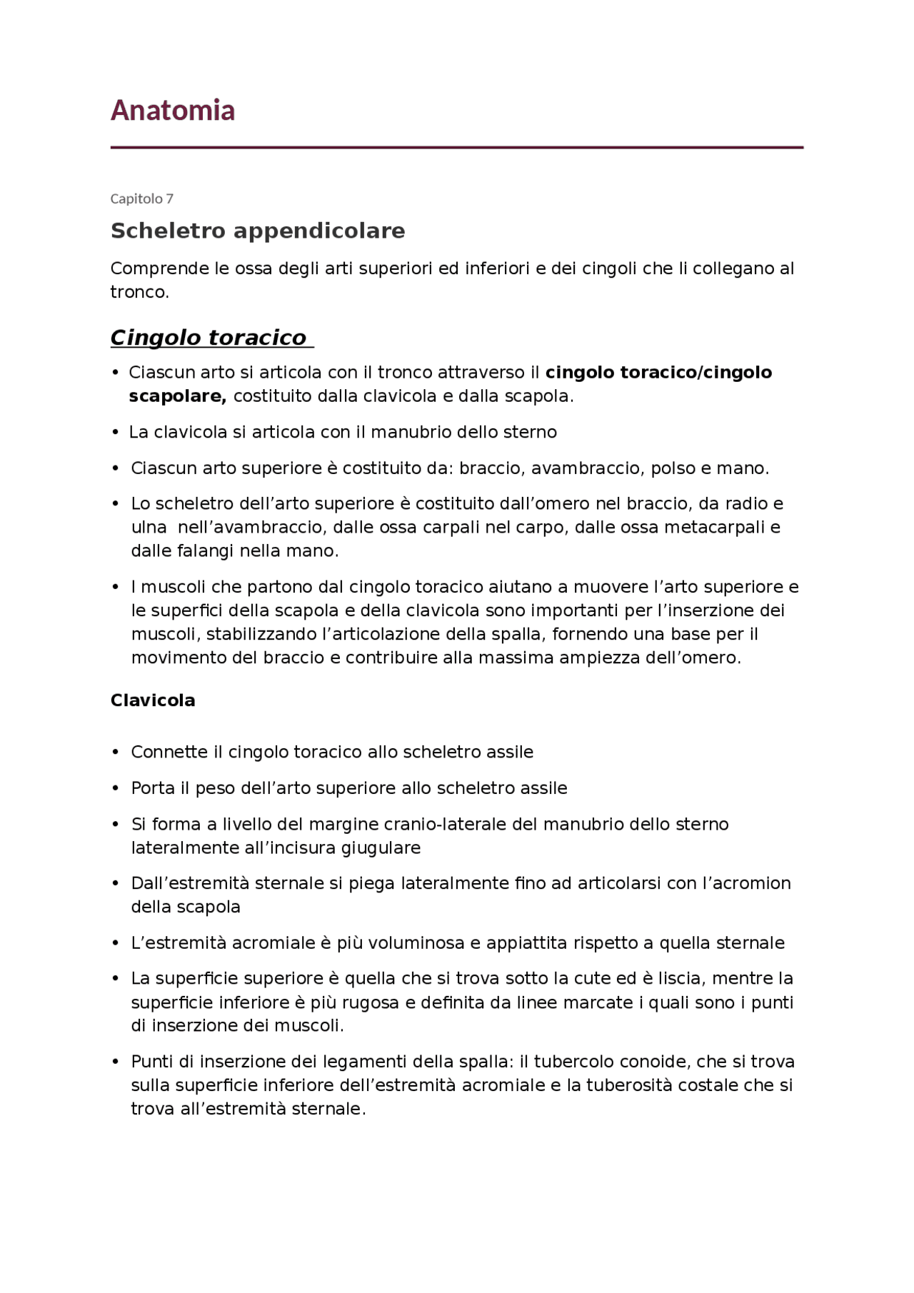 Anatomia Libro Martini Appunti Di Anatomia Docsity