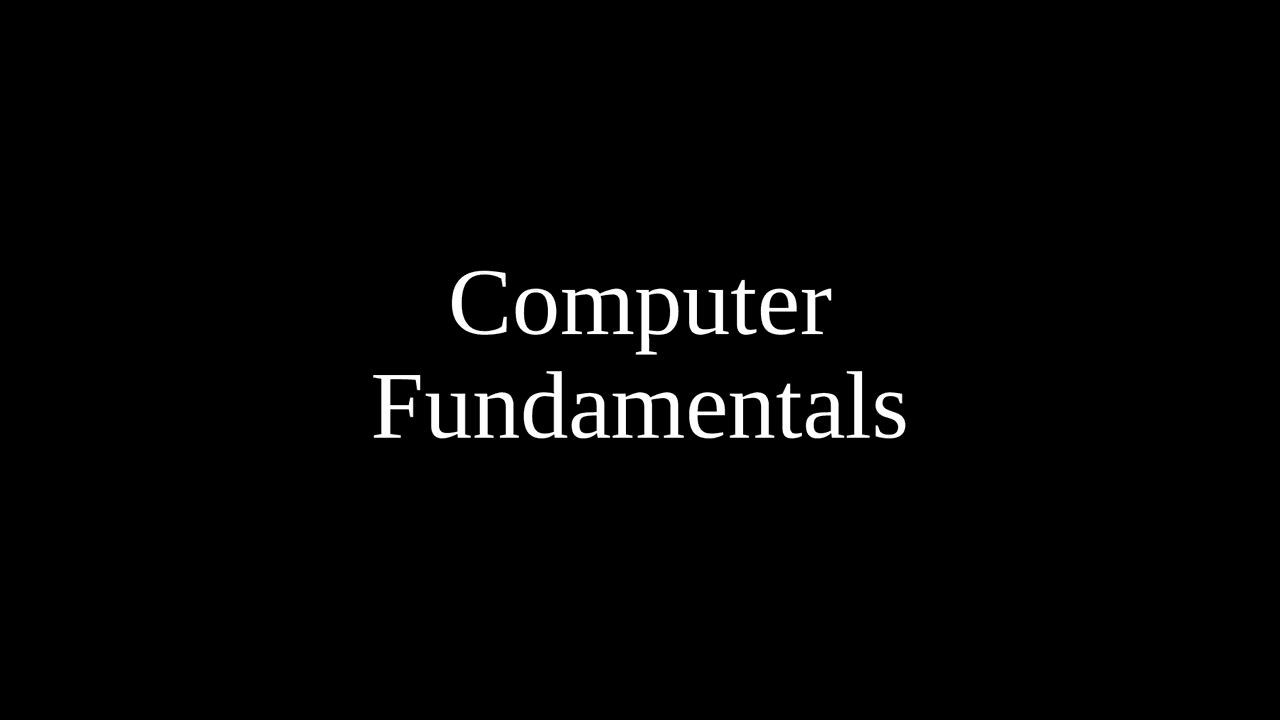 Computer Fundamentals And Parts Of Computer Slides Computer Science Docsity
