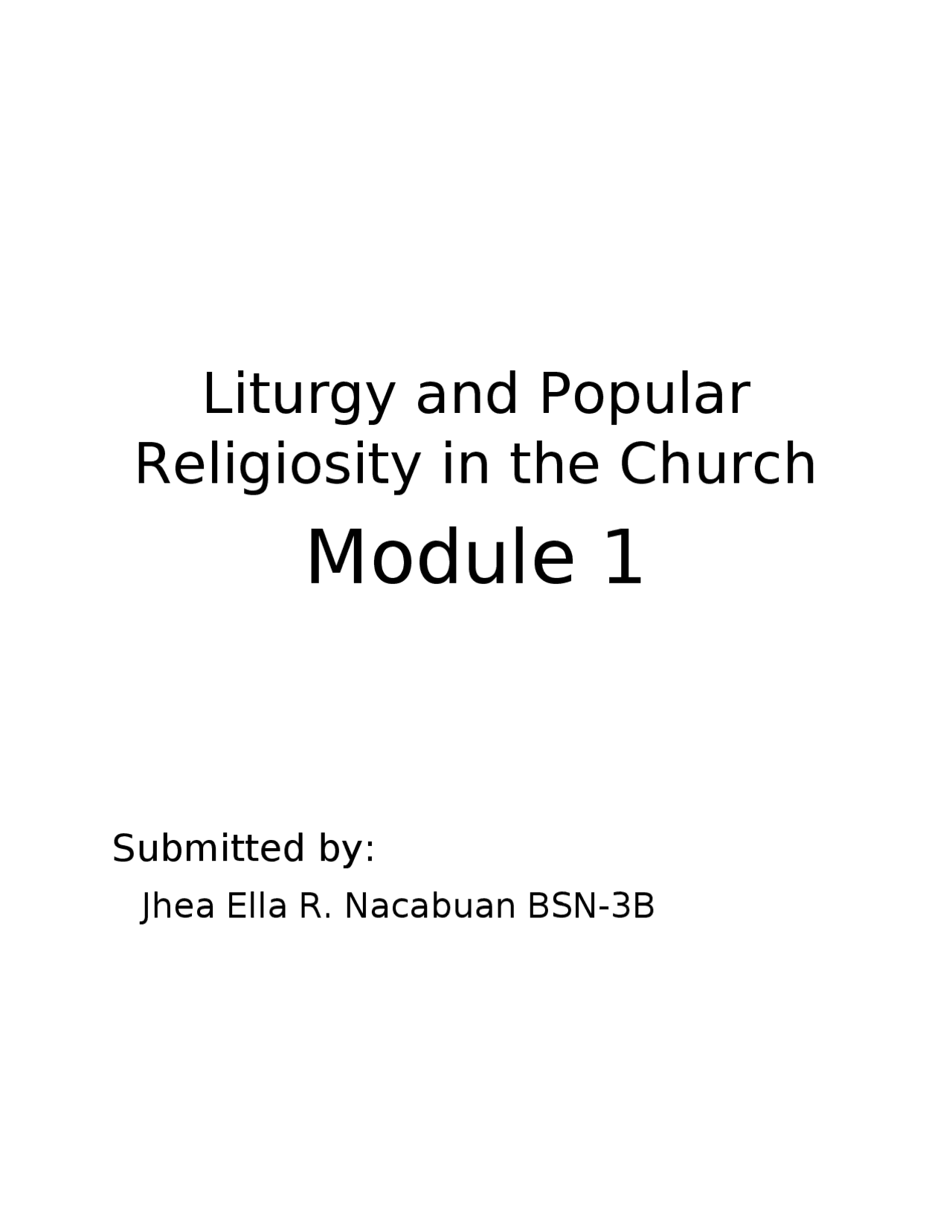 Quizzes and activities | Quizzes Religious Studies | Docsity