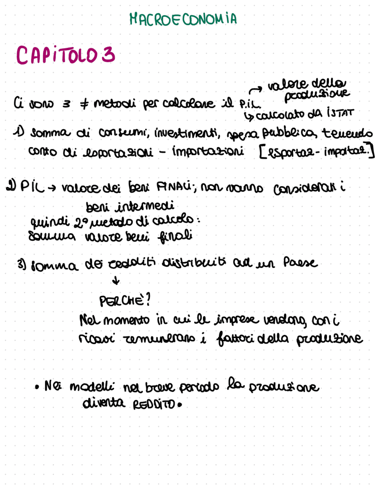 Appunti Del Corso Di Macroeconomia 1 Appunti Di Macroeconomia Docsity