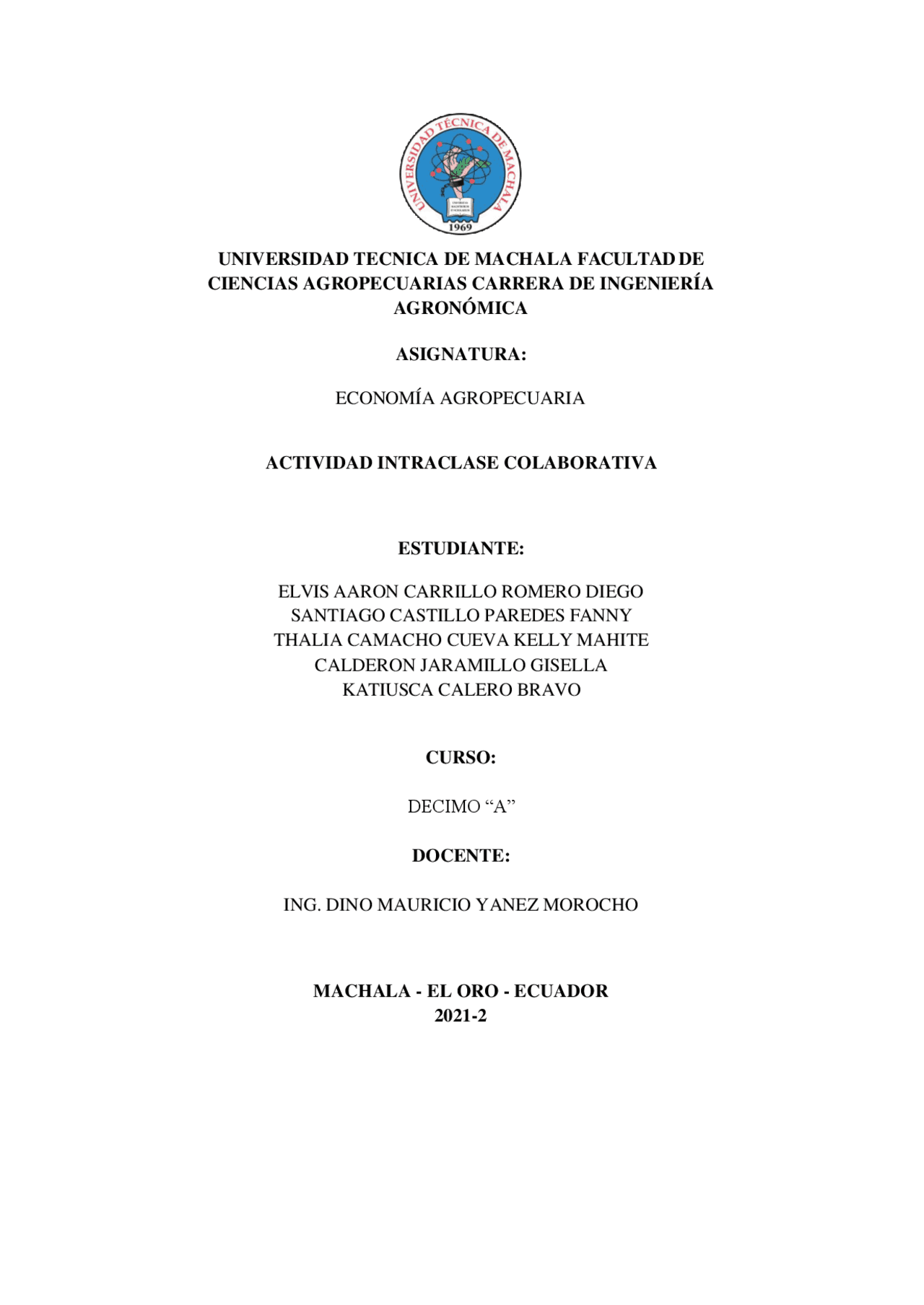 EL BOOM BANANERO EN EL ECUADOR | Apuntes de Economía Agrícola | Docsity