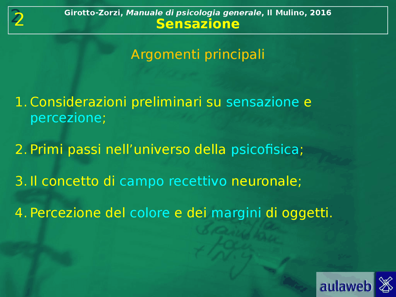 Slide Libro Di Psicologia Generale Girotto Zorzi 2 Slide Di
